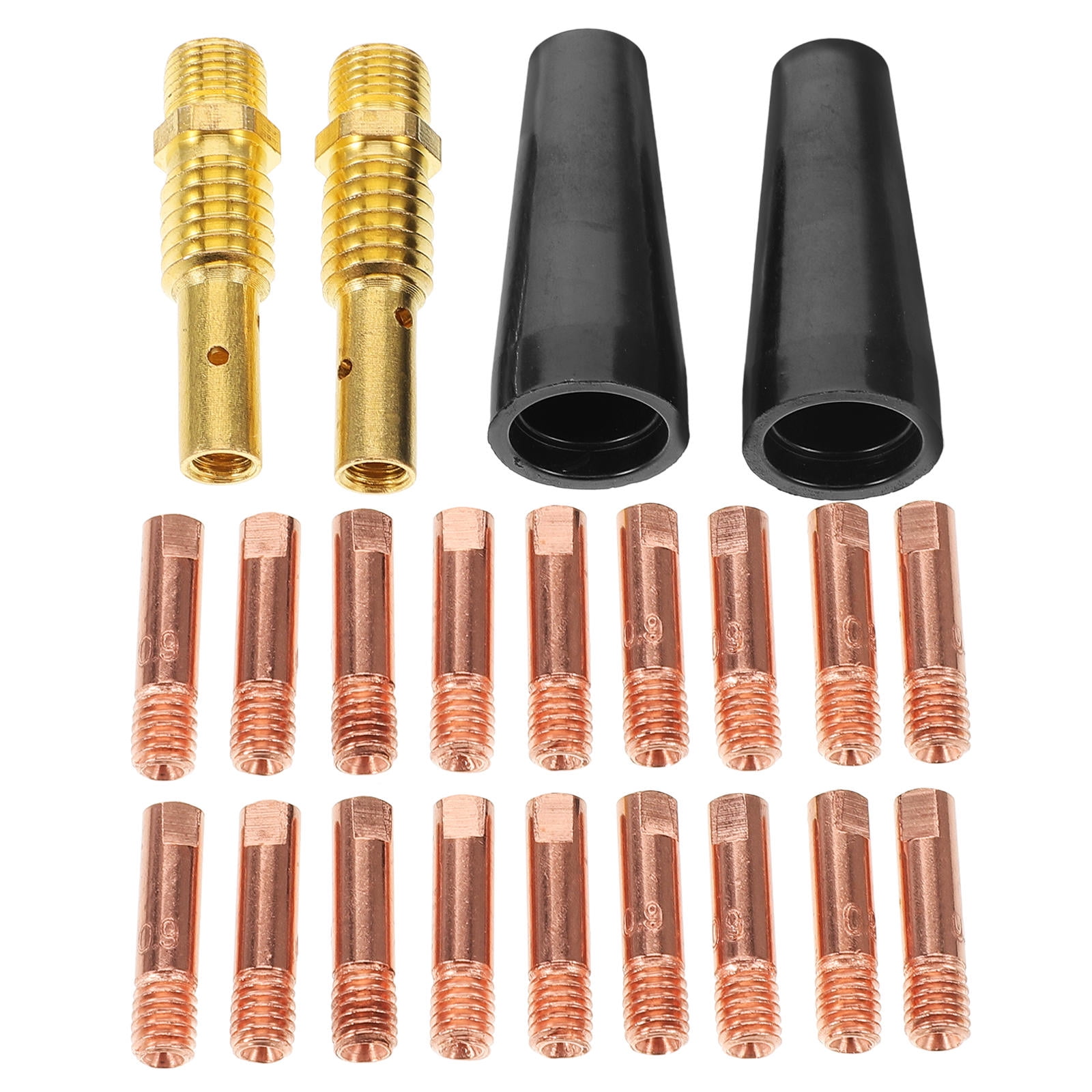 WORGEOUS 24 Pcs Welding Nozzle Tips Multi-use Welding Nozzle Tip Parts ...