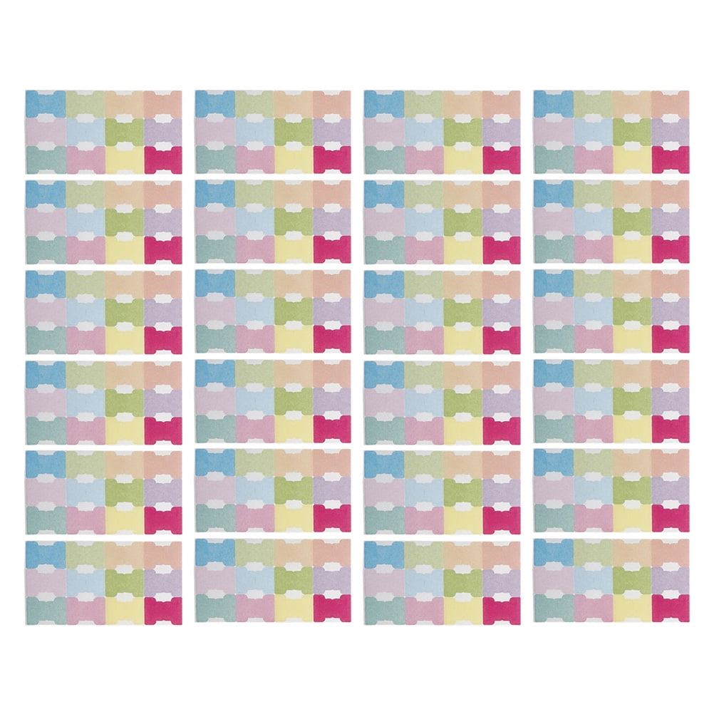 WORGEOUS 24 Sheets Translucent Book Page Marker Index Label - Walmart.com