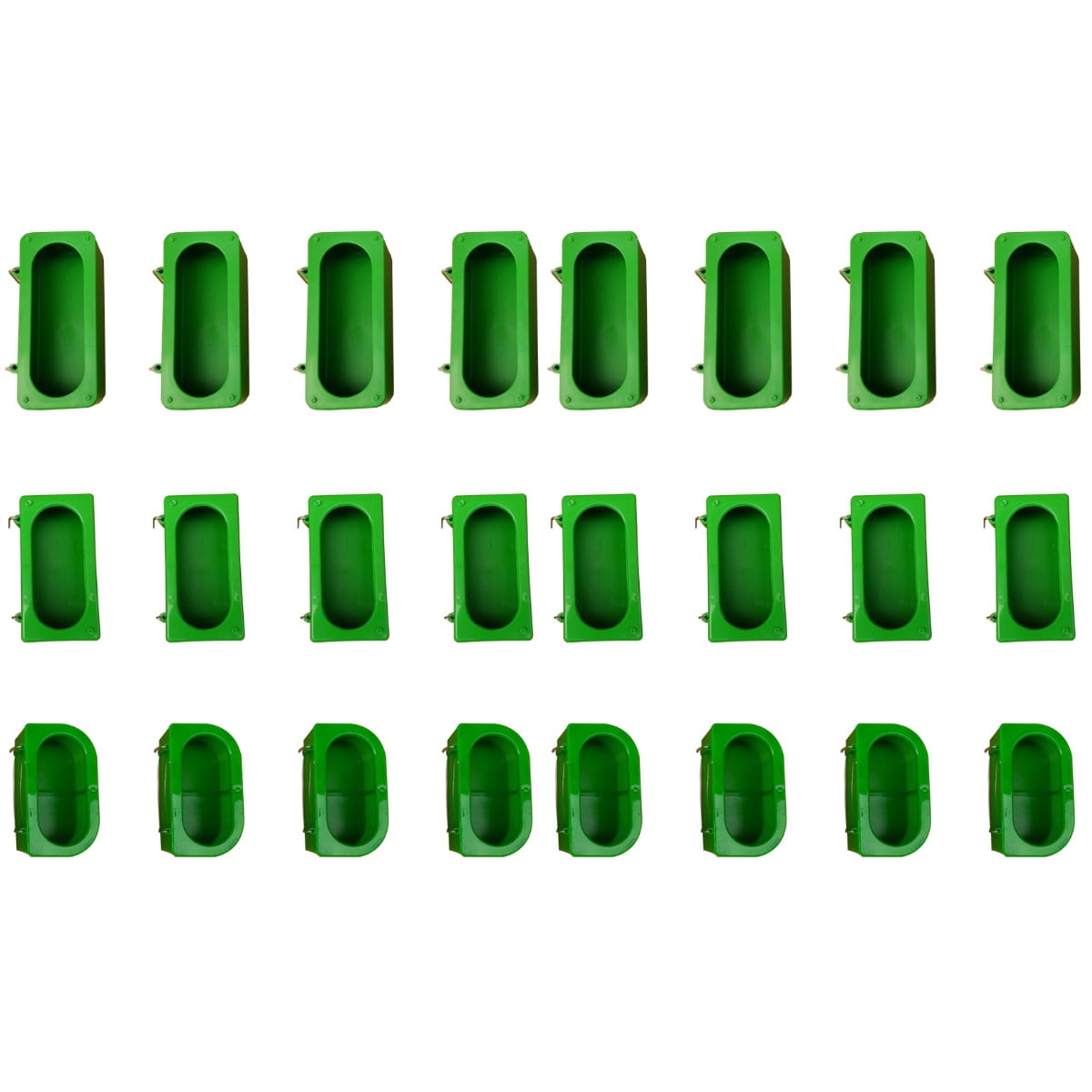 WORGEOUS 24 pcs Bird Feeders Pigeon Feeding Trough Boxes Birds Food ...