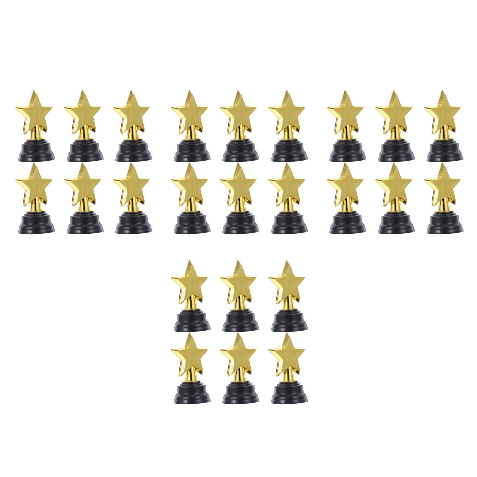WORGEOUS 24 pcs Star Trophies For Kindergarten Students Mini Plastic ...