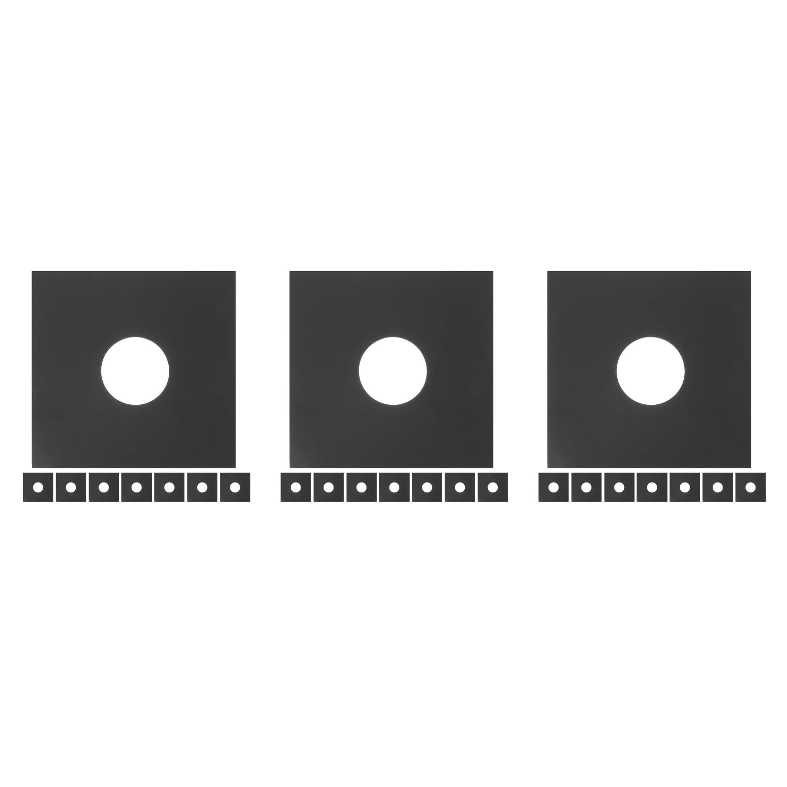 WORGEOUS 24 pcs Vinyl Record Plates Vinyl Record Blank Cover ...