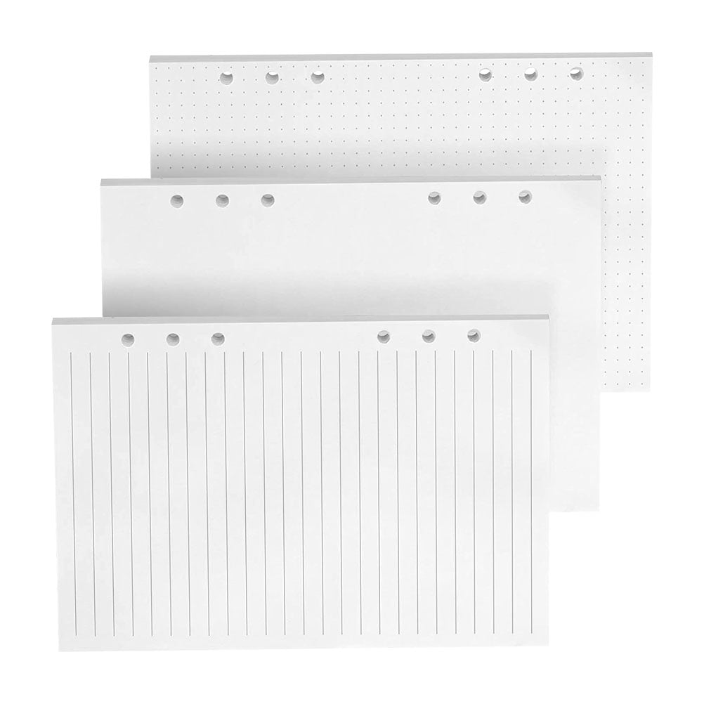 WORGEOUS 240 Pcs Smooth Writing A5 Paper Refill Lined Notebook Inserts ...
