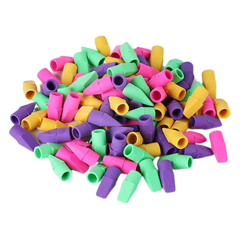 WORGEOUS 240 Pcs Pencil Clips Creative Erasers Stationery Gifts ...