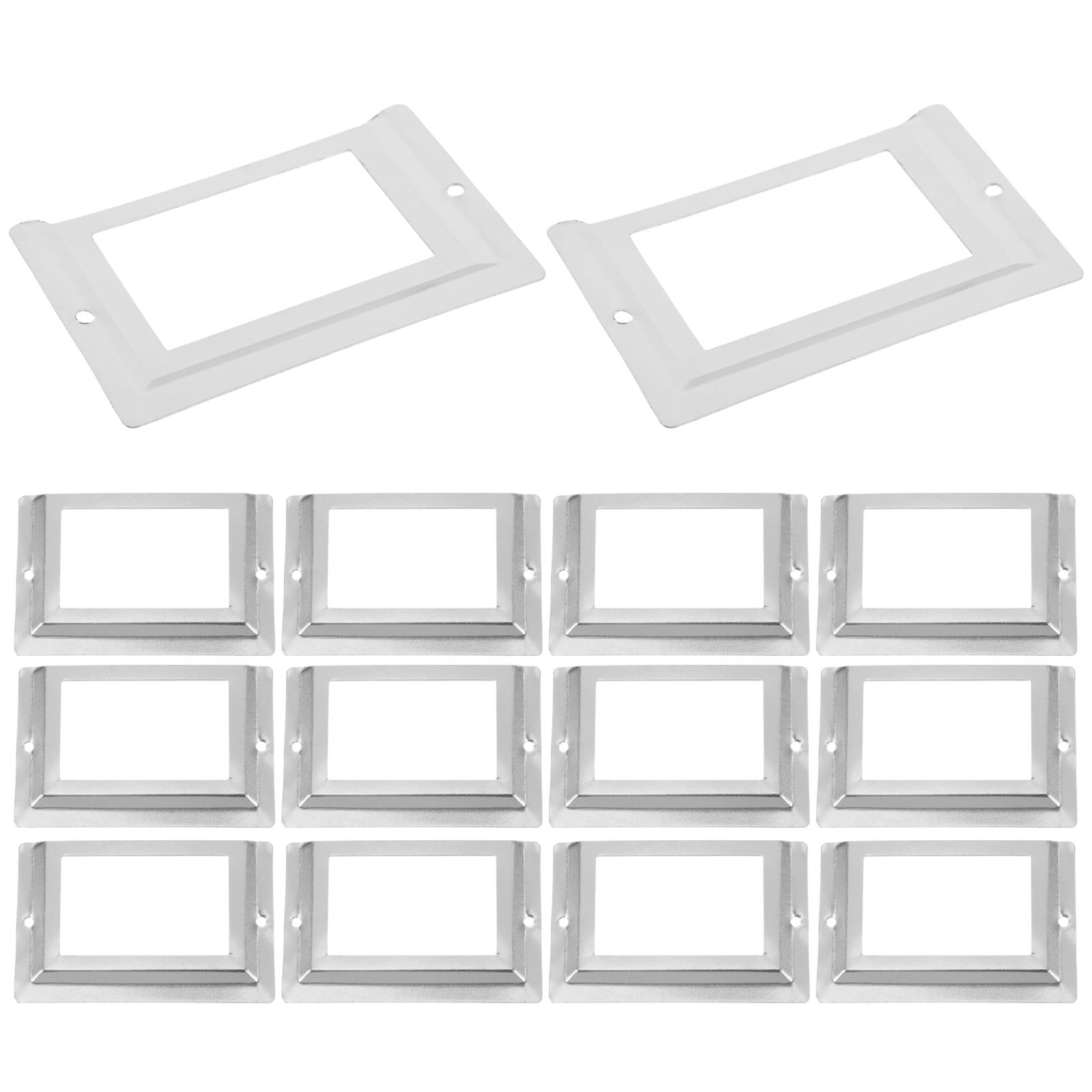 WORGEOUS 24pcs Label Holder For Rolls Wire Shelving Labels Wire Rack ...