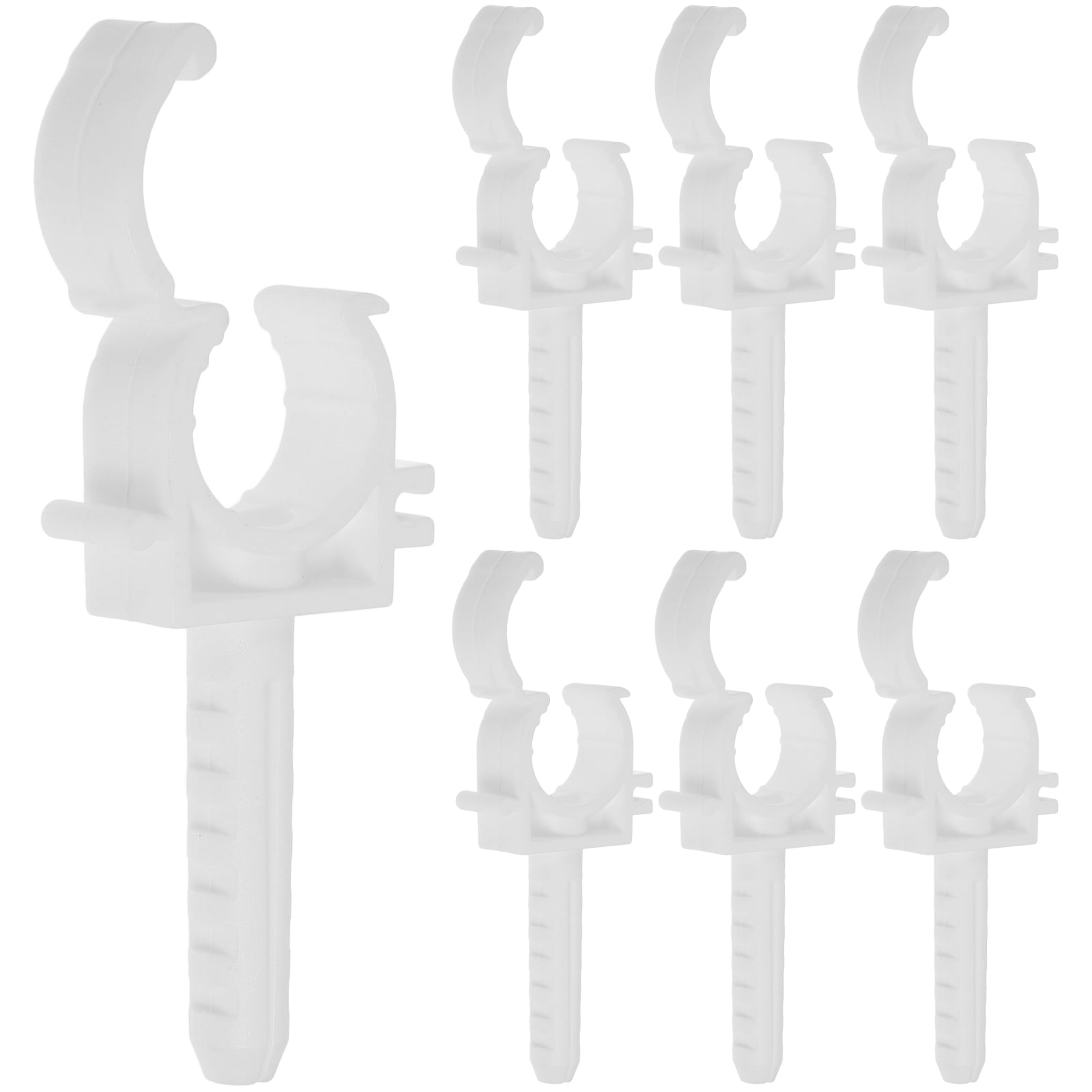 WORGEOUS 24pcs Pipe Mounting Clamps Pipe Support Clips Fixing Clips ...