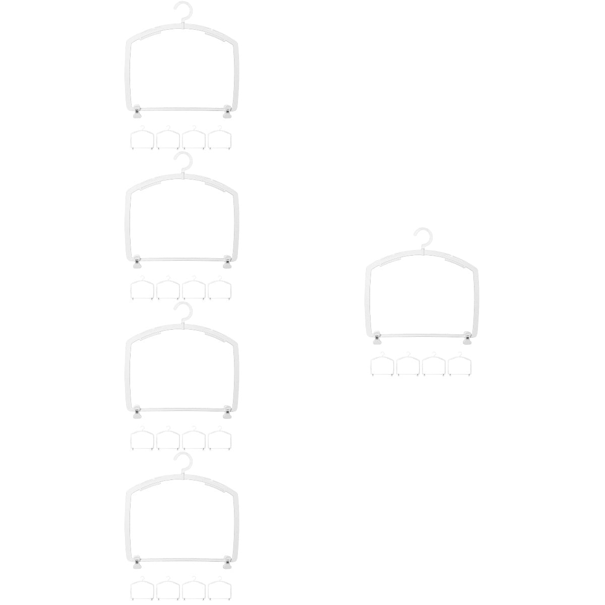 WORGEOUS 25 pcs Swimsuit Hangers Swimwear Drying Racks Bikini Hanging ...