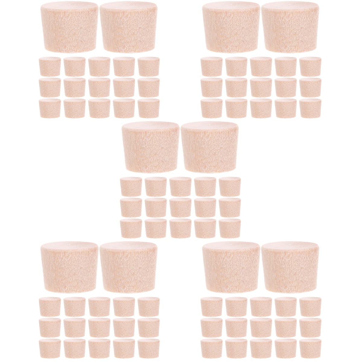 WORGEOUS 250 pcs Wooden Stair Button Screw Hole Plugs Carpenter Bee ...