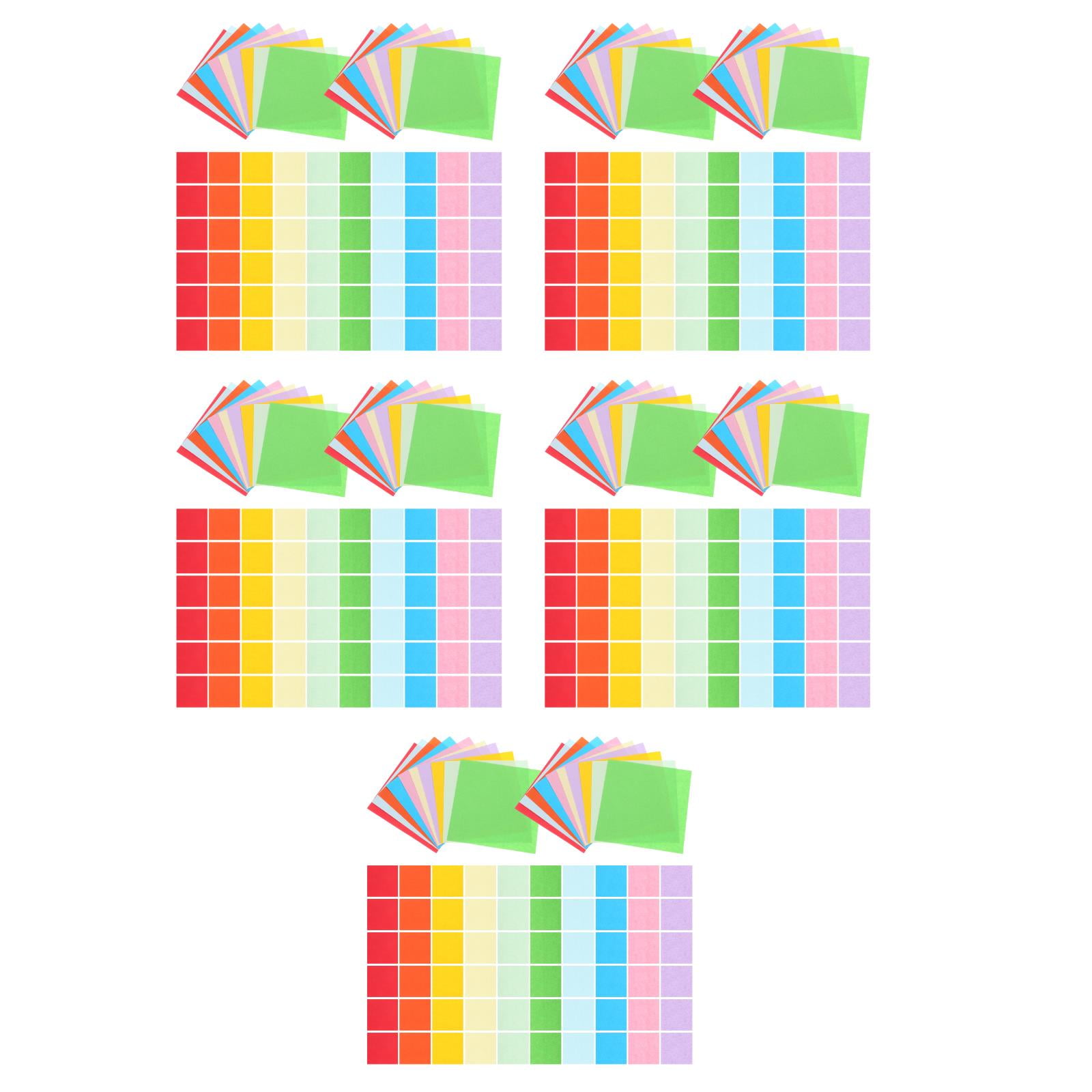 WORGEOUS 2500 Sheets Origami Craft Paper 10 CM Double Sided Handmade ...