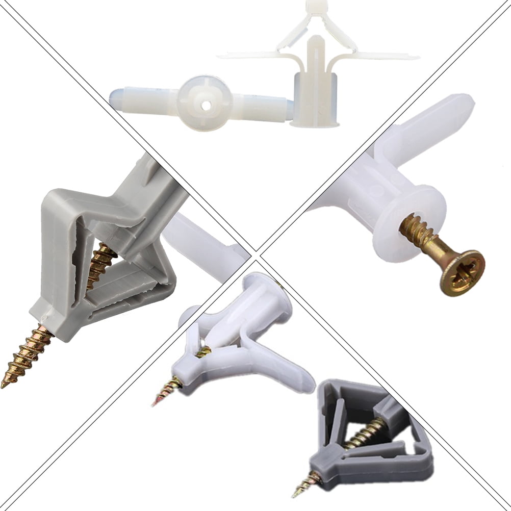 WORGEOUS 250PCS Gypsum Board Aircraft Type Expansion Tube Hollow Bulge ...