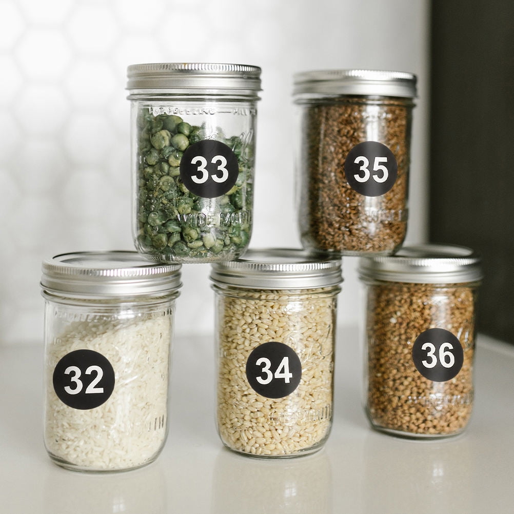 WORGEOUS 250Pcs Serial Number Stickers for Classification in Books and ...