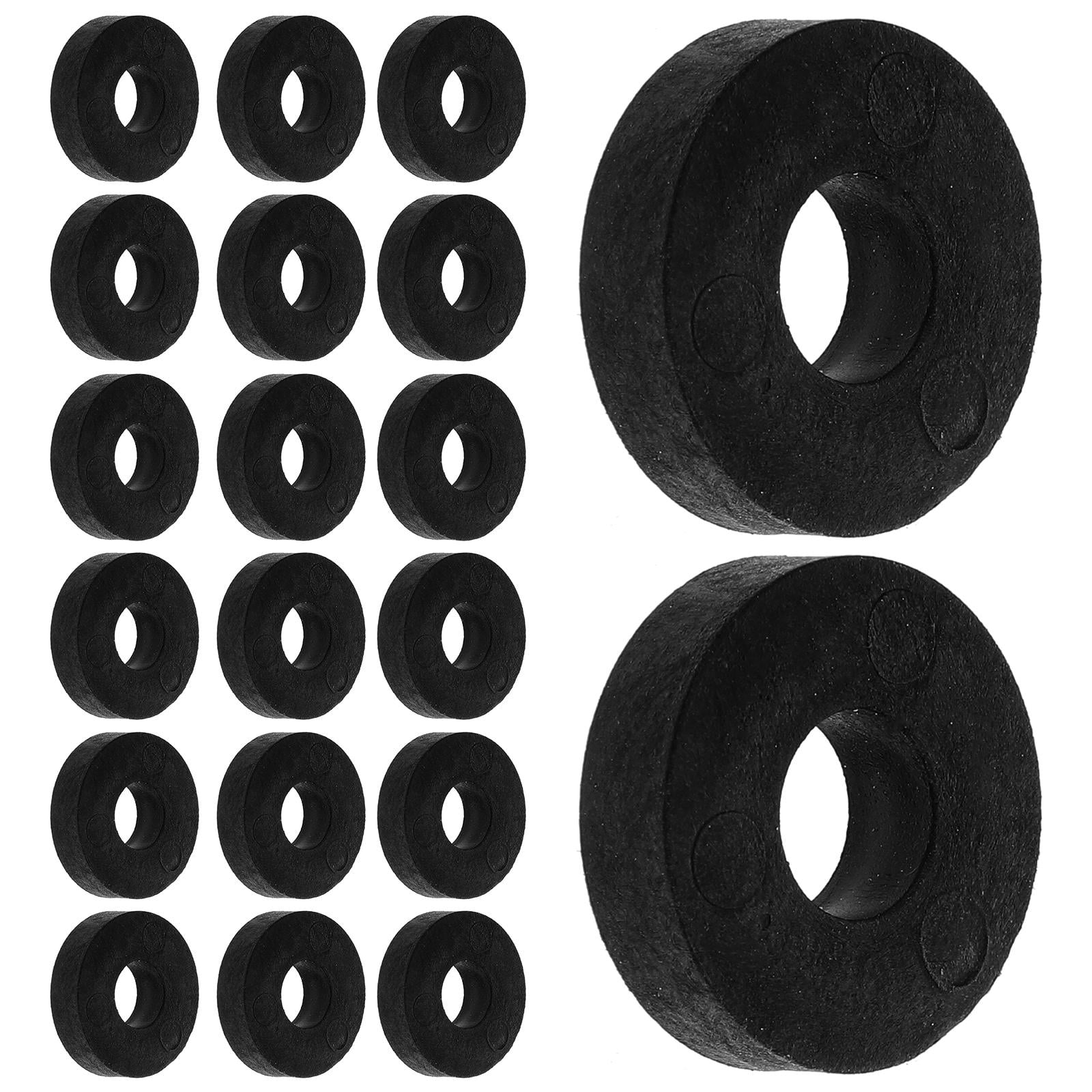 WORGEOUS 25pcs Black Mechanical Washers Rubber for Household Appliances ...