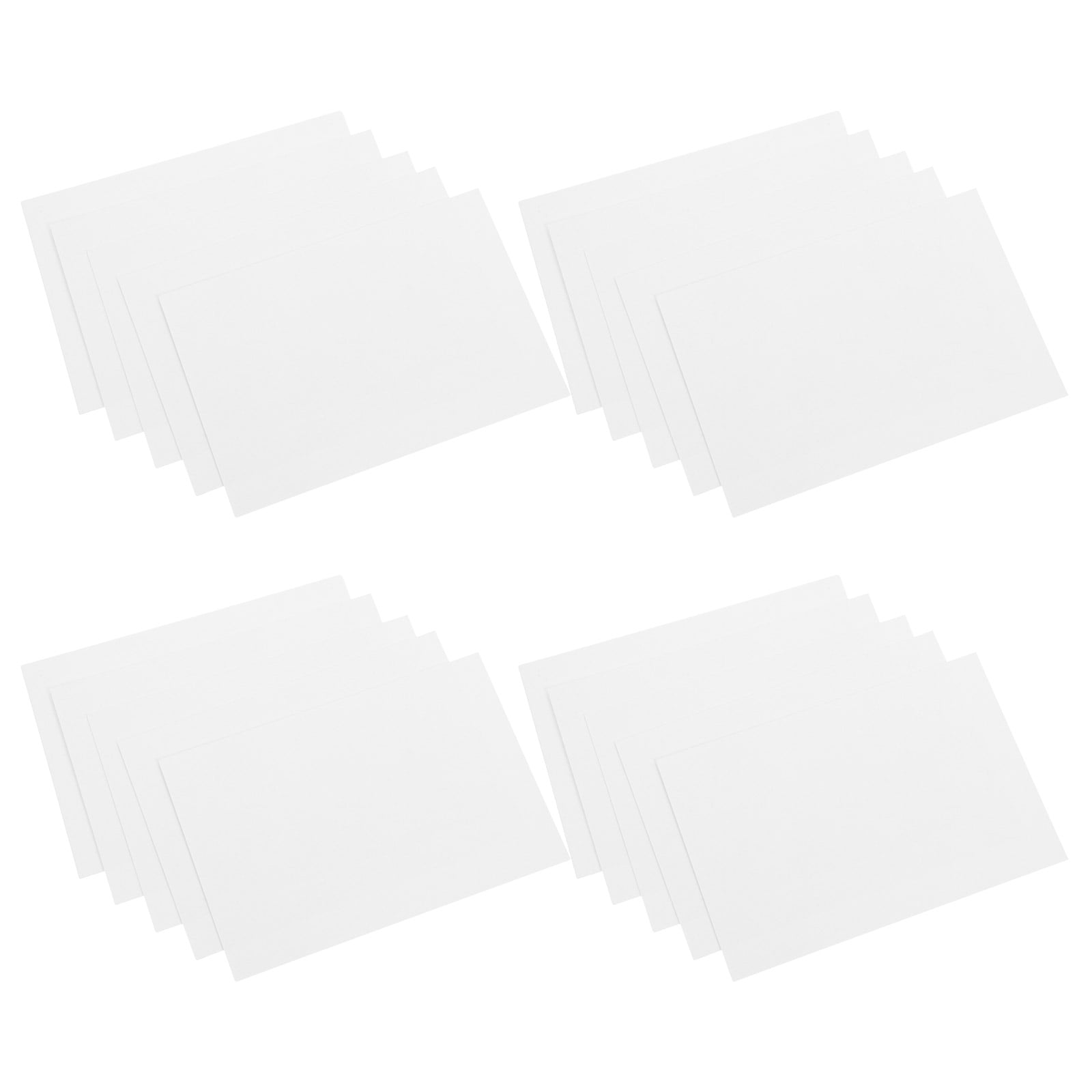 WHAMVOX White Blank Cards for DIY Crafting and Writing 25pcs ...