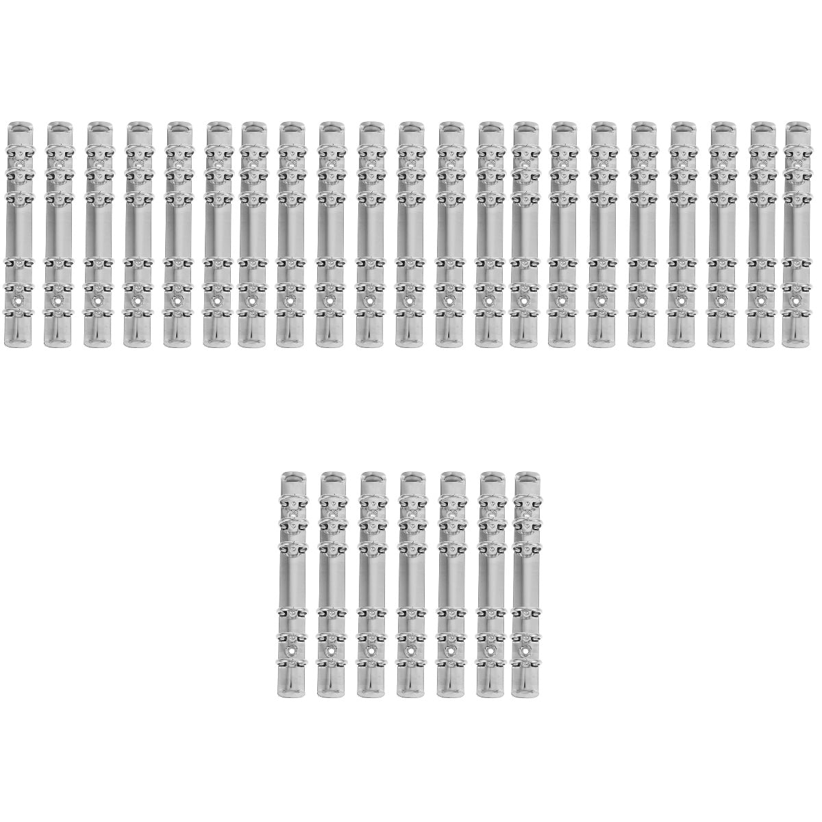 WORGEOUS 28 Pcs Ring Binder Mechanism 6 Ring Binder Inserts Mechanism ...