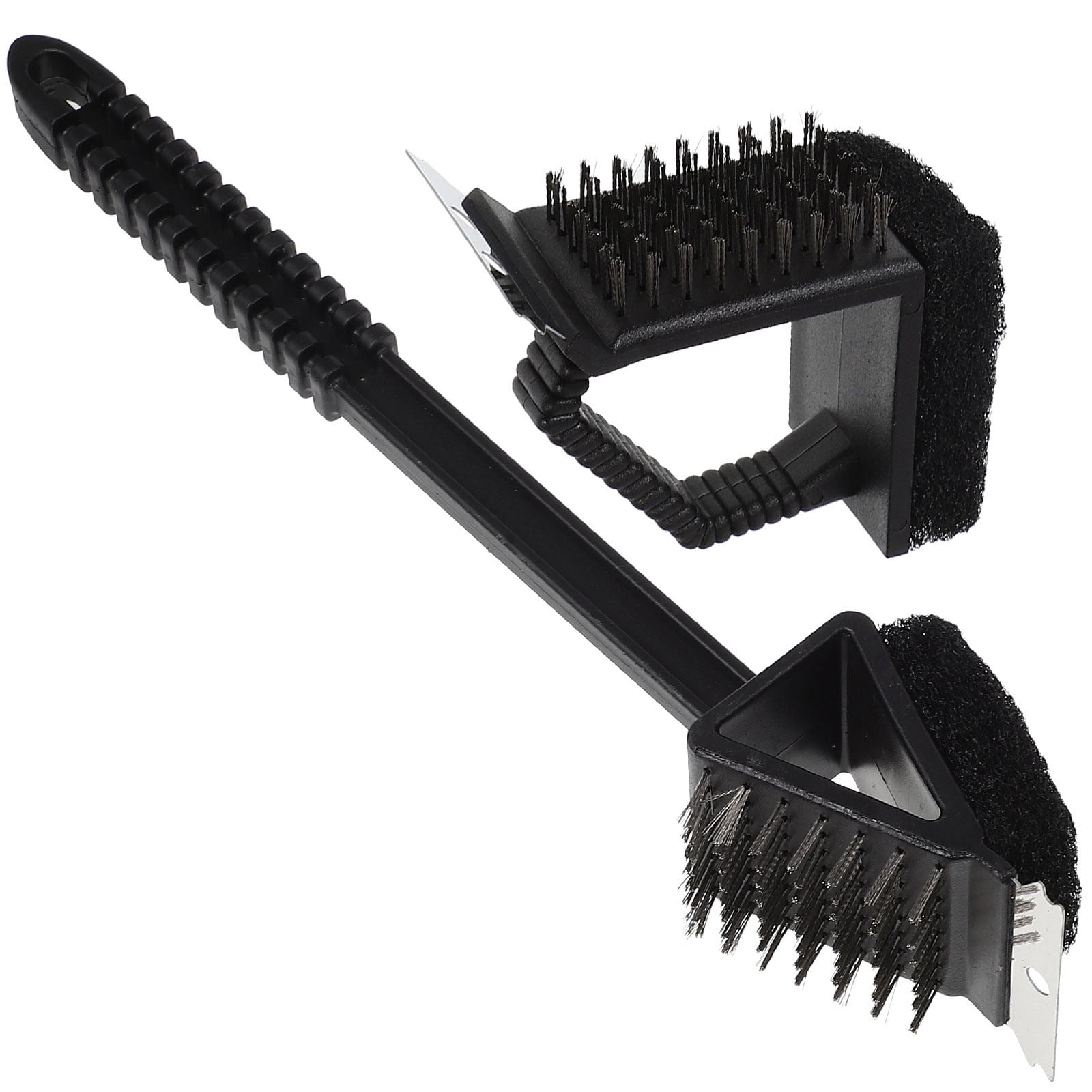 WHAMVOX BBQ Cleaning Brush with Copper Wire and Sponge for Outdoor BBQ ...