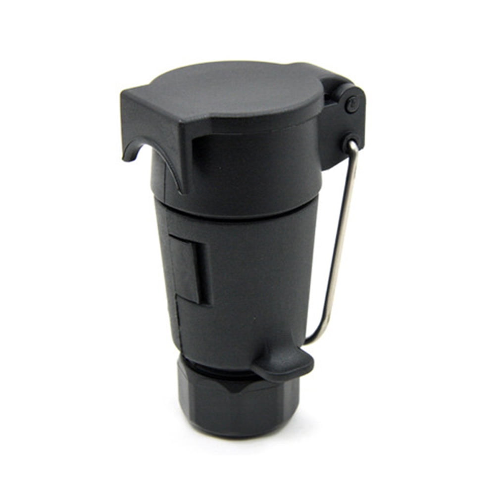 WORGEOUS 2Pcs Black Copper Aluminum Trailer Light Adapter for Trucks ...