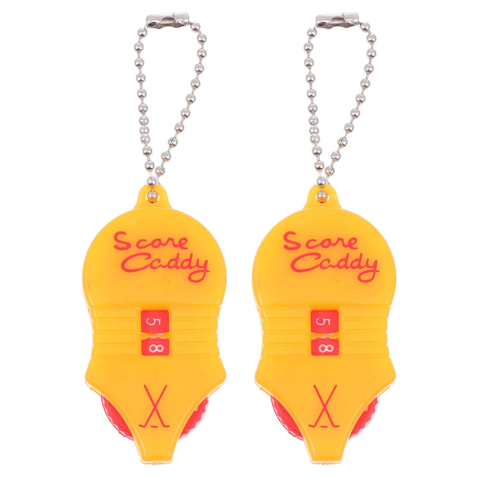 WORGEOUS 2Pcs Compact Scoring Device Plastic Golf Score Keeping Tools ...