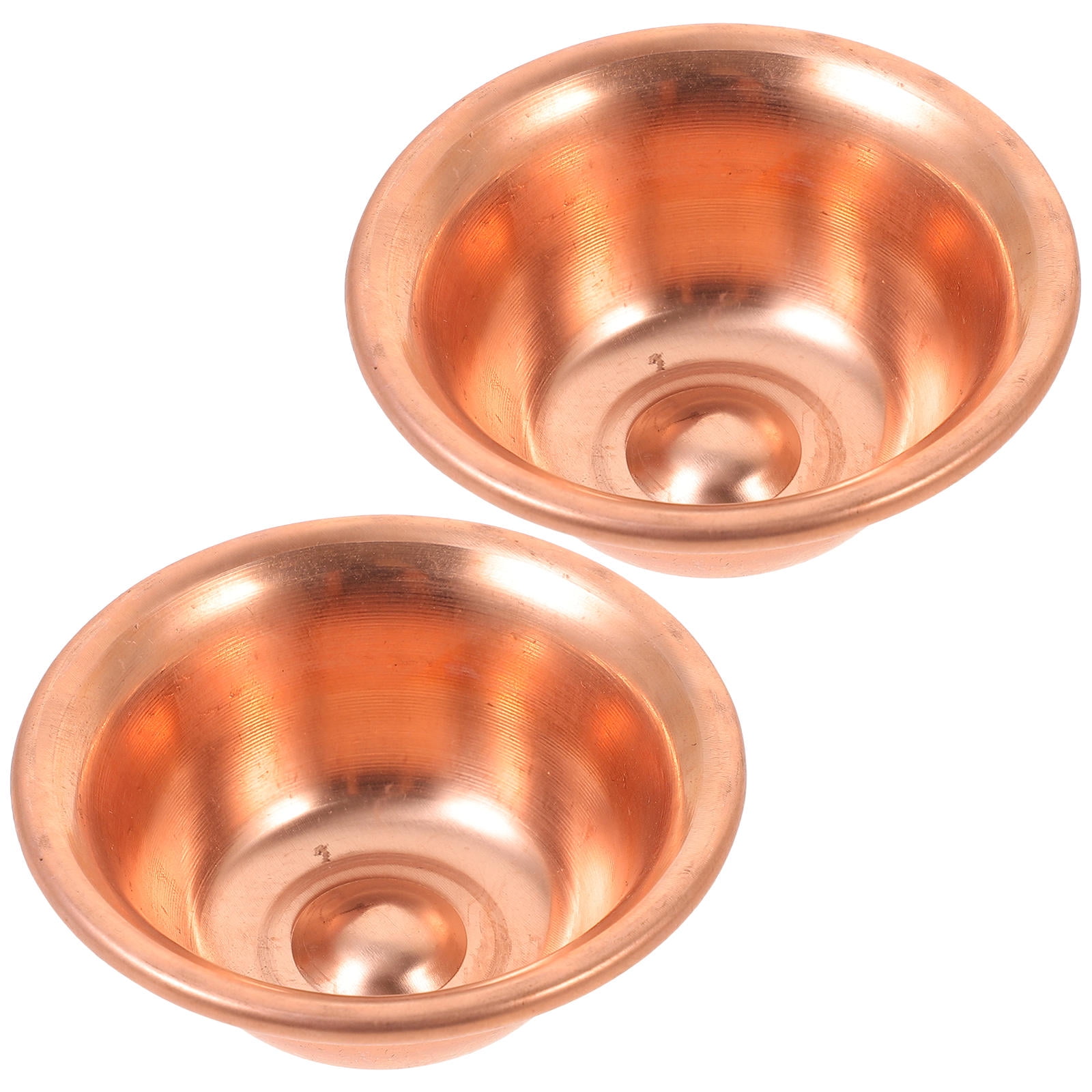 WORGEOUS 2Pcs Copper Holy Water Offering Cup For Prayer Rose Gold 2 ...