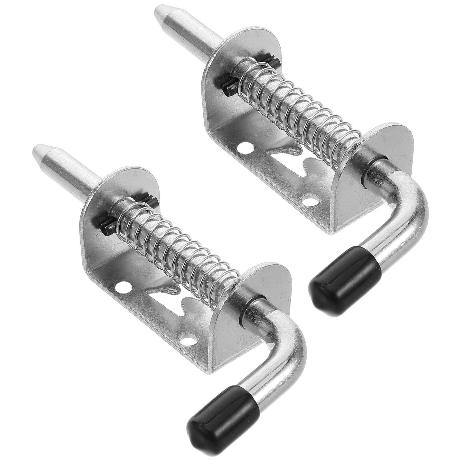 WORGEOUS 2Pcs Heavy Duty Spring Loaded Latch Kit Iron Safety Pins ...