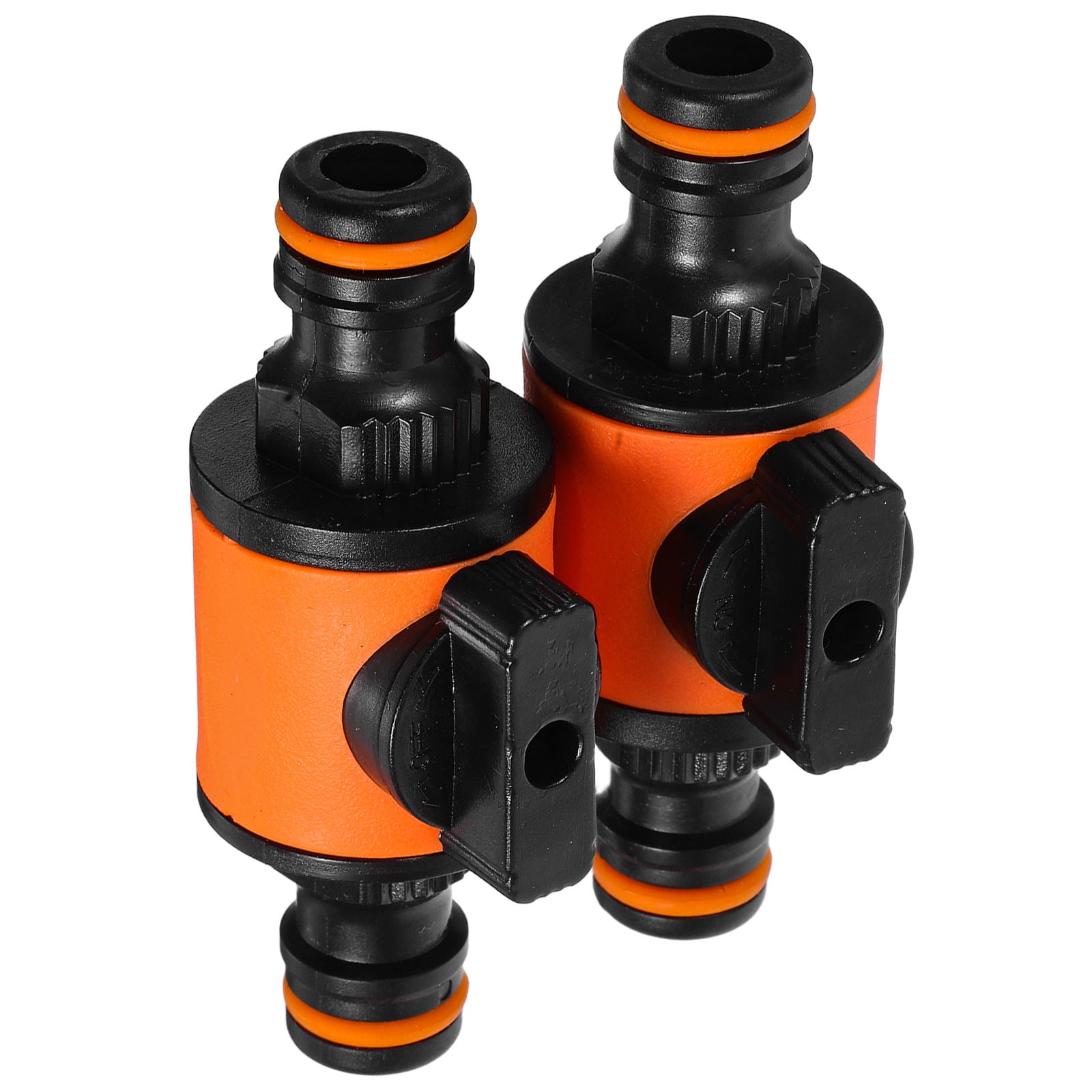 WORGEOUS 2Pcs Hose Quick Connect Coupler Extension Adapter Valve Switch Joint Connector Fitting ...