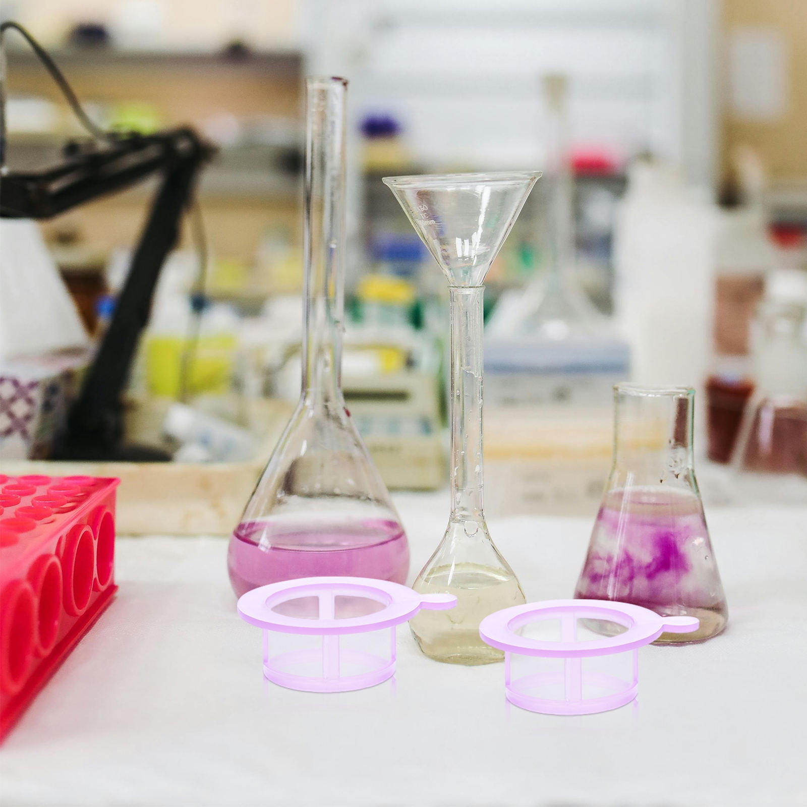 WORGEOUS 2Pcs Lab Strainer for Accurate Cell Filtering 1.8x1.4x0.6in ...