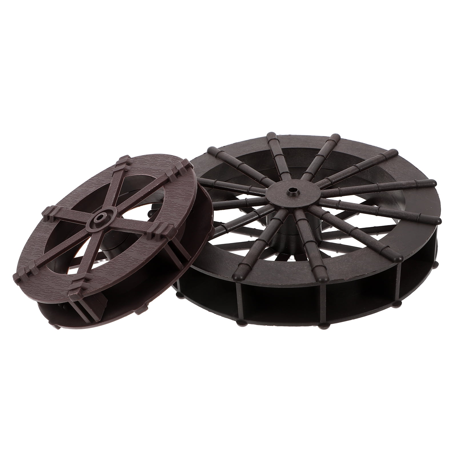 WORGEOUS 2Pcs Tabletop Water Fountain Wheel Fish Tank Fountain Wheels ...