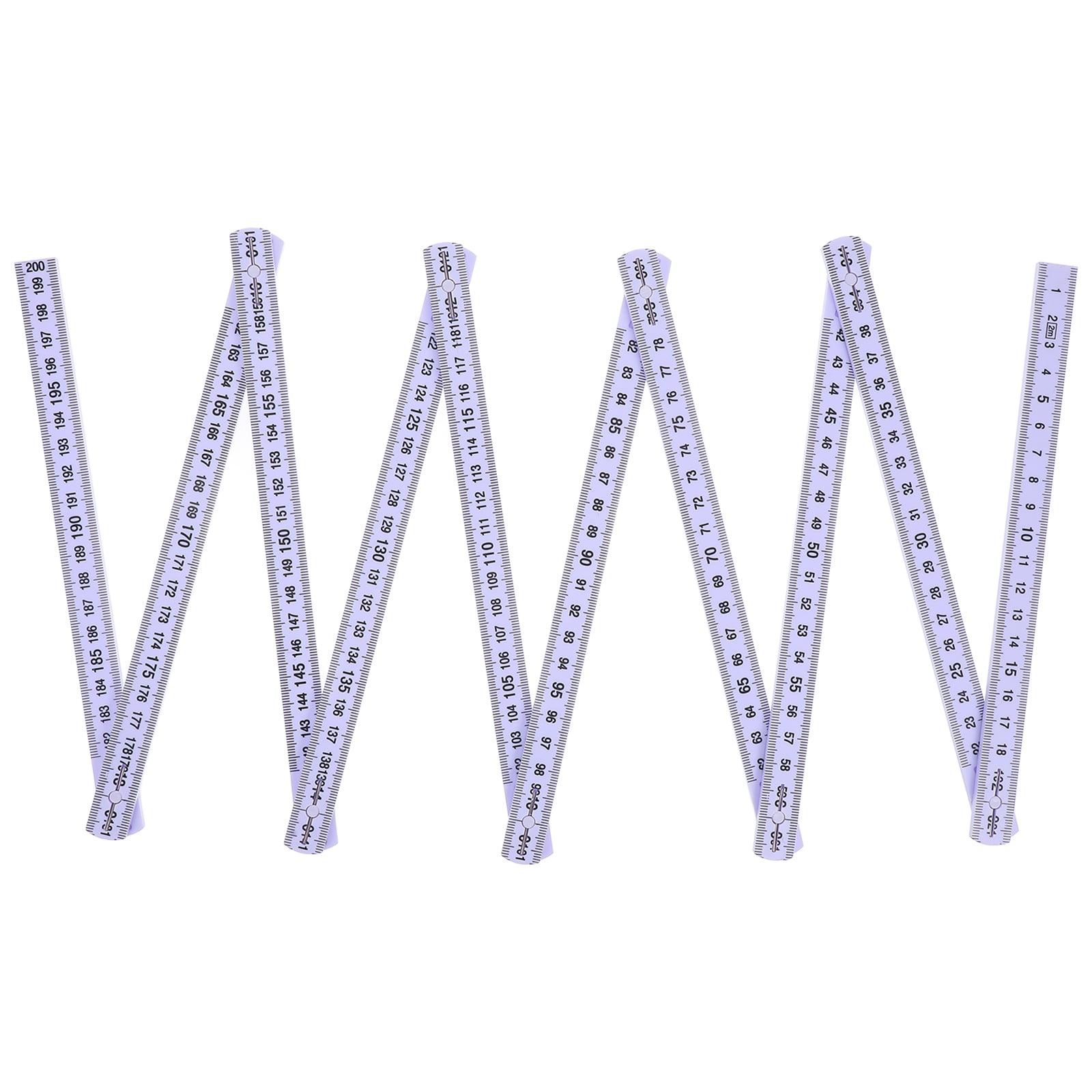 WORGEOUS 2m Foldable Carpenters Measuring Tape Metric Tool - Walmart.com