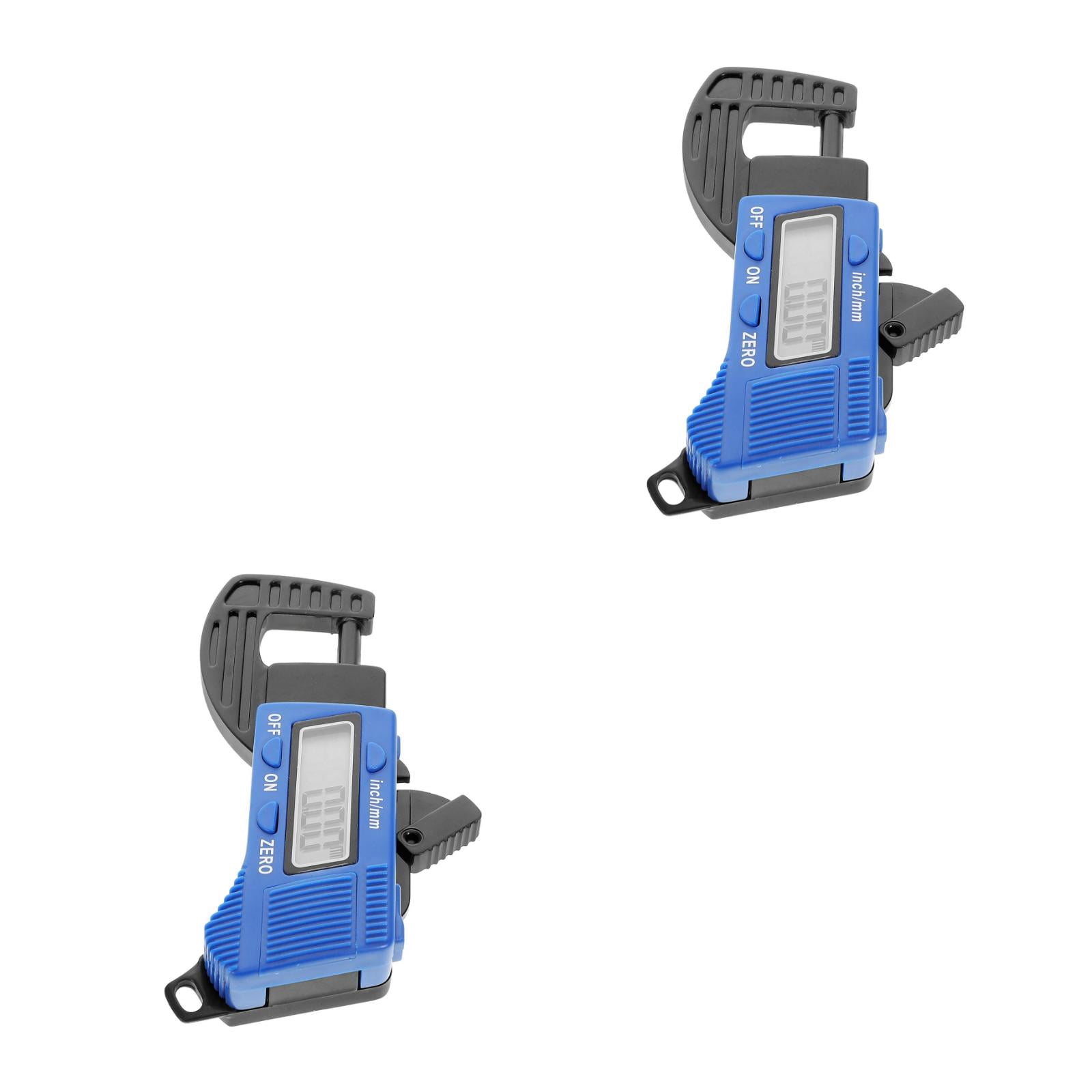 WORGEOUS 2pcs 0.5" Mini Portable Digital Thickness Caliper Micrometer ...