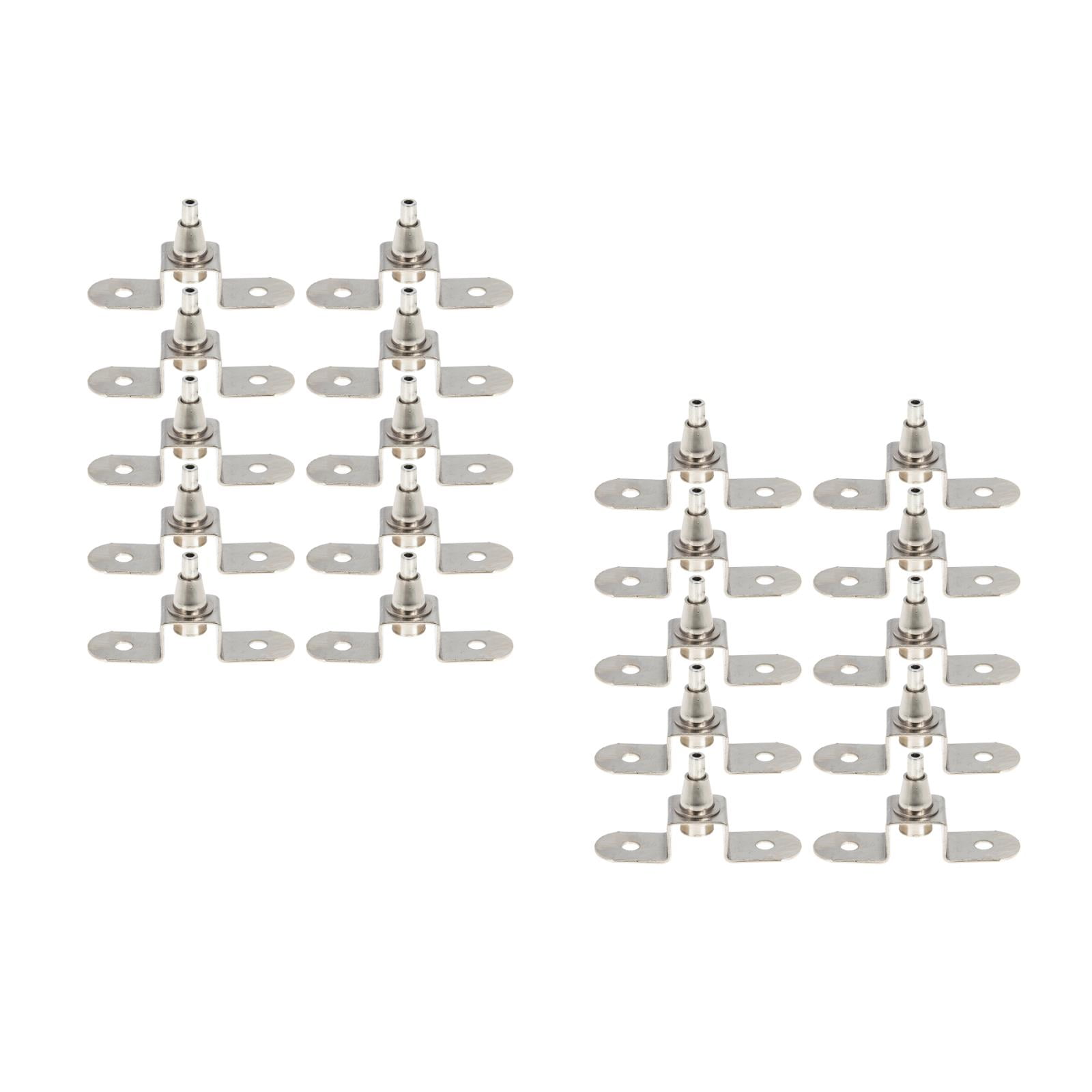 WORGEOUS 2pcs 10 Display Wire Rope Hanger Hooks Adjustable Metal ...