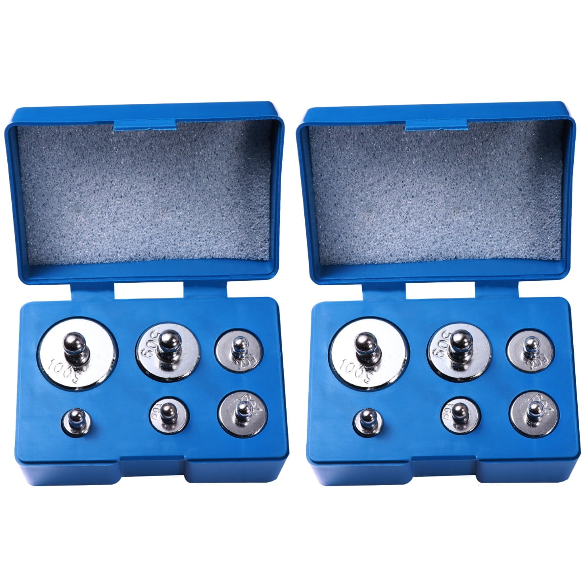 WORGEOUS 2pcs 200 Grams Plating Steel Calibration Scale Weight Set ...