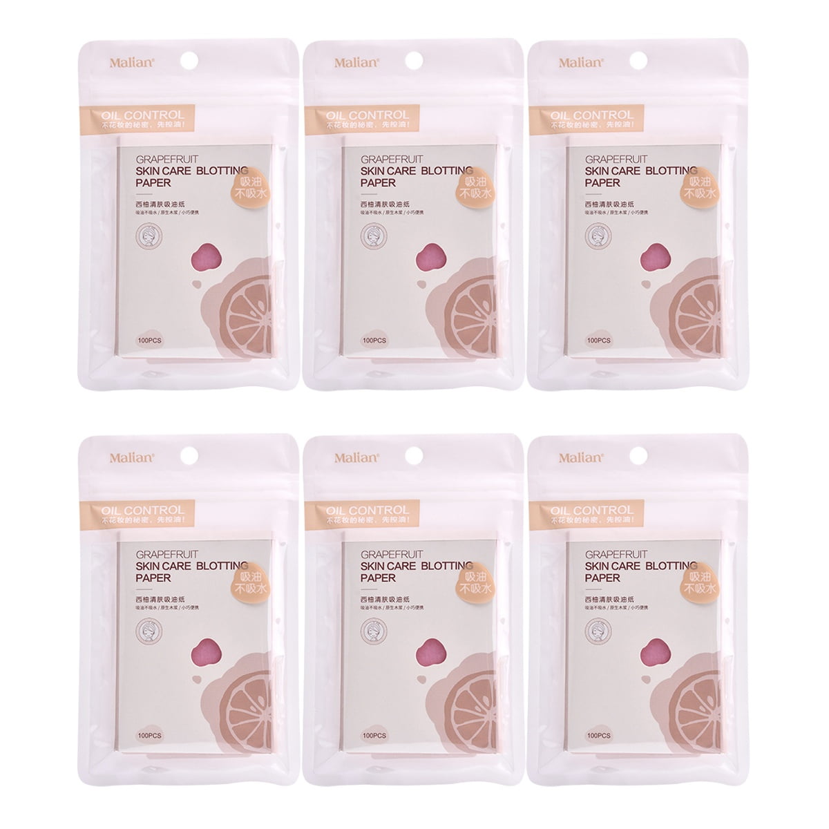 WORGEOUS 2pcs 3 Bags Facial Oil Absorbing Cleaning Papers Face Skin Oil ...