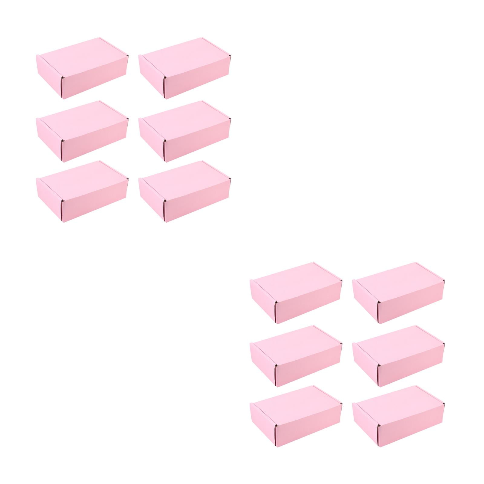 WORGEOUS 2pcs 6 Shipping Boxes Cardboard Corrugated Mailer Boxes Small ...