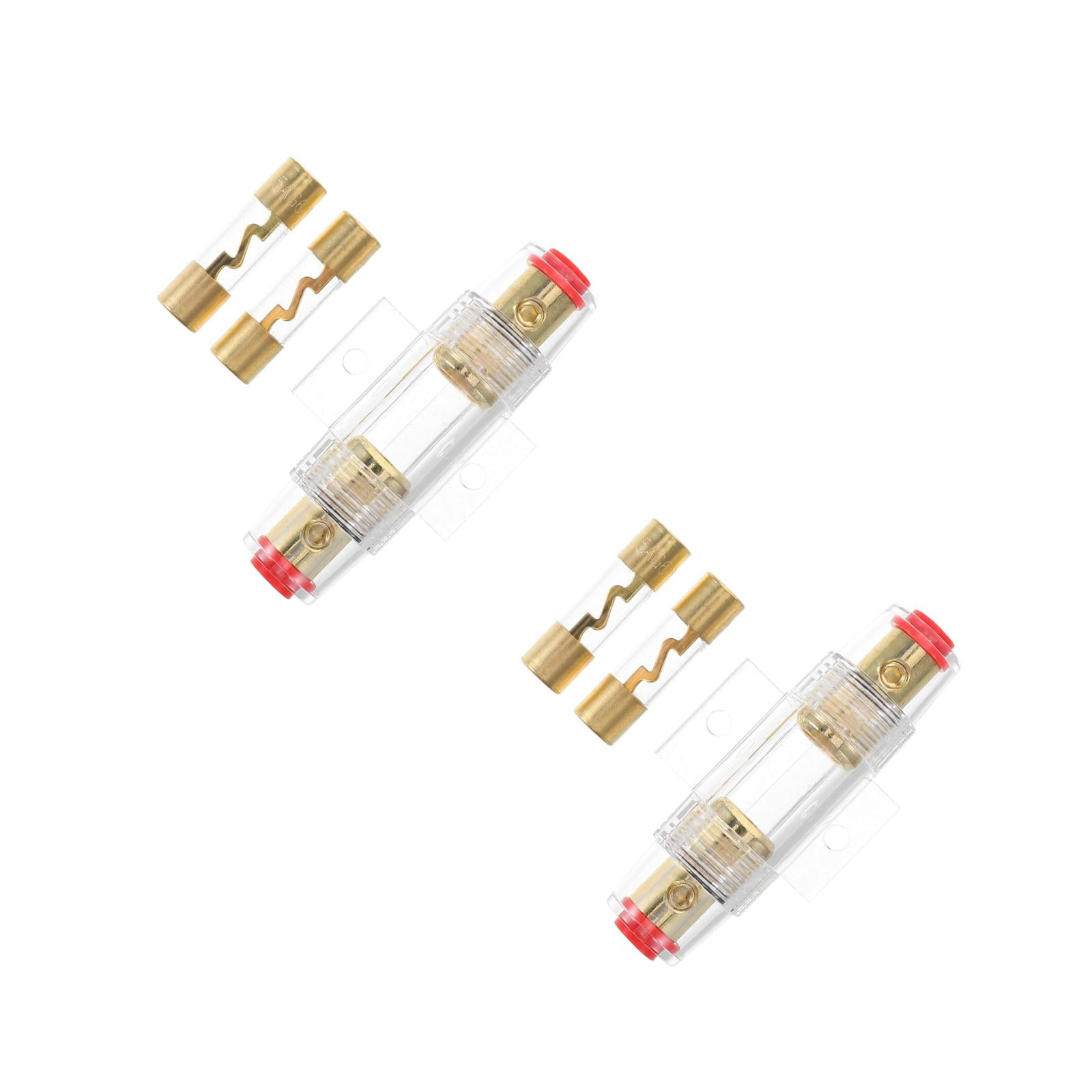 WORGEOUS 2pcs AGU Fuse Holder 60A Car Audio Alarm Amplifier Truck Audio ...
