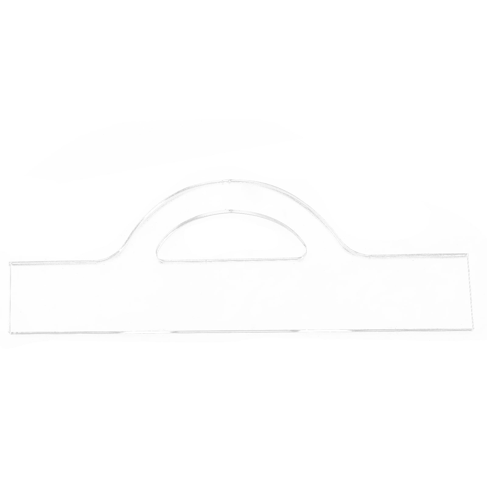 WORGEOUS 2pcs Acrylic Charcuterie Board Handle Stencil Cutting Board ...