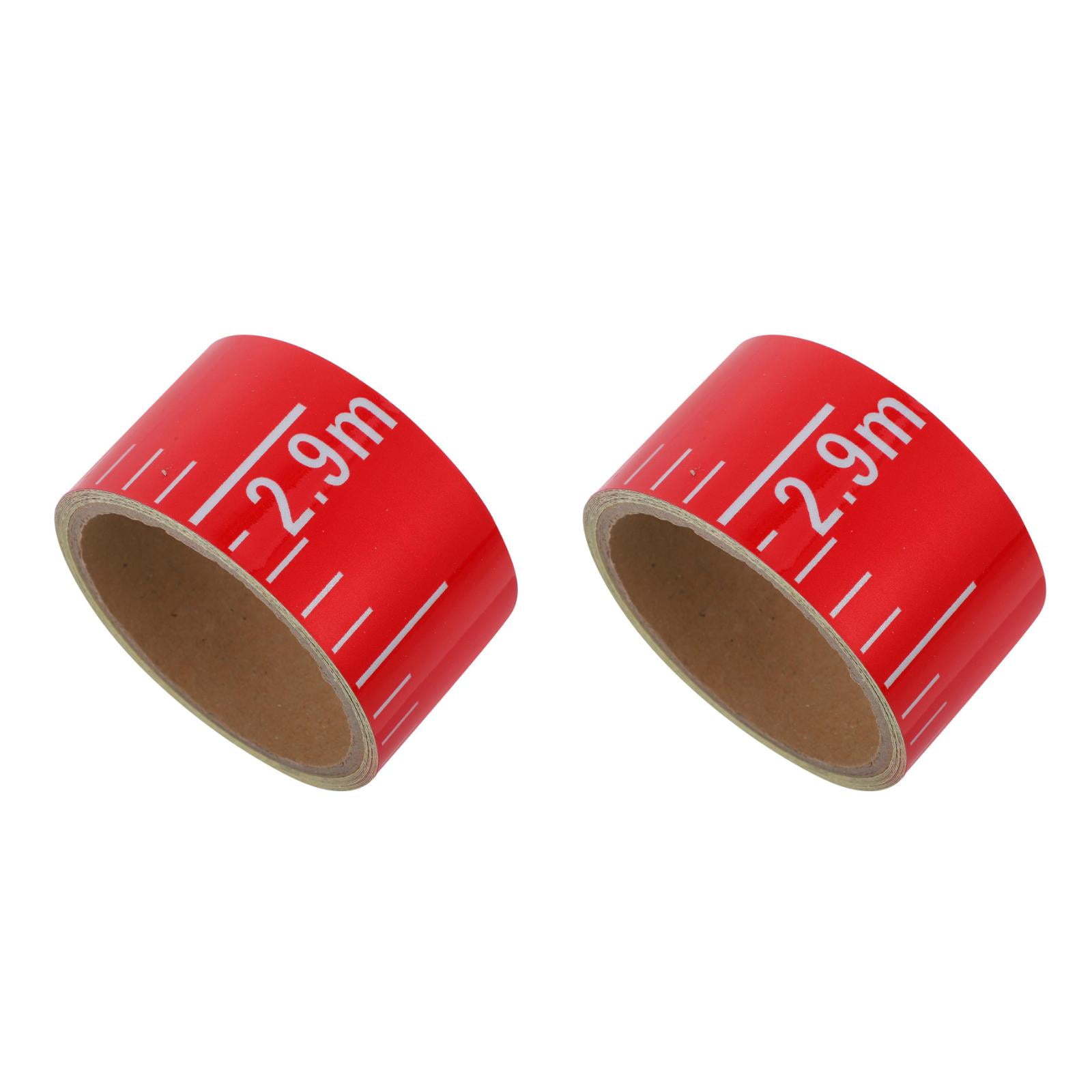 WORGEOUS 2pcs Adhesive Water Gauge Sticker Pool Water Level Measure ...