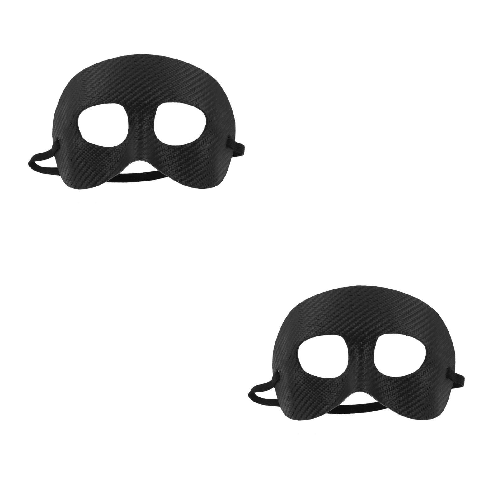 WORGEOUS 2pcs Adult Black Sports Mask For Men Nose And Cheek Protection ...