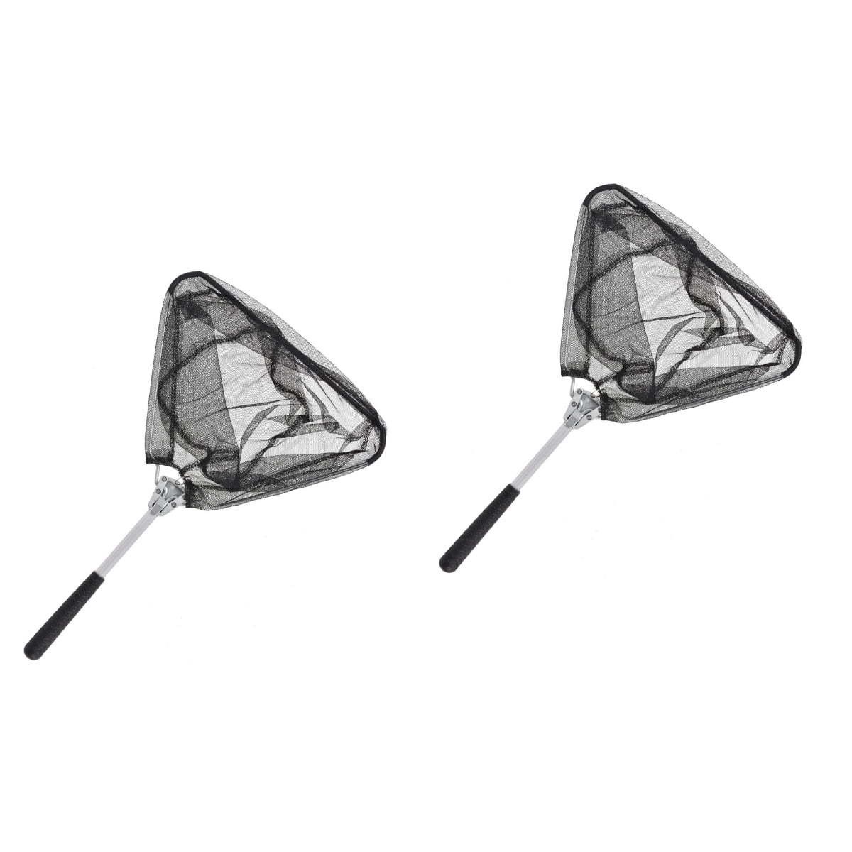 WORGEOUS 2pcs Aluminum Alloy Triangle Fishing Net Foldable Fish Landing ...