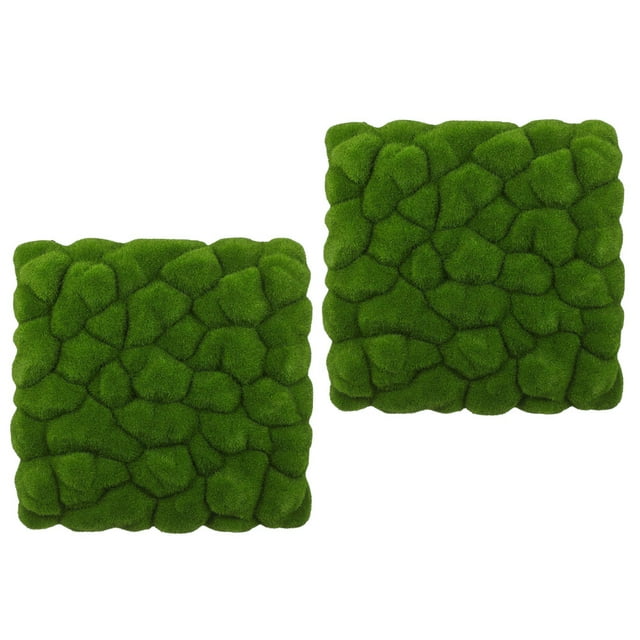 WORGEOUS 2pcs Artificial Moss Mat Moss Wall Decor Faux Moss Decor Faux ...