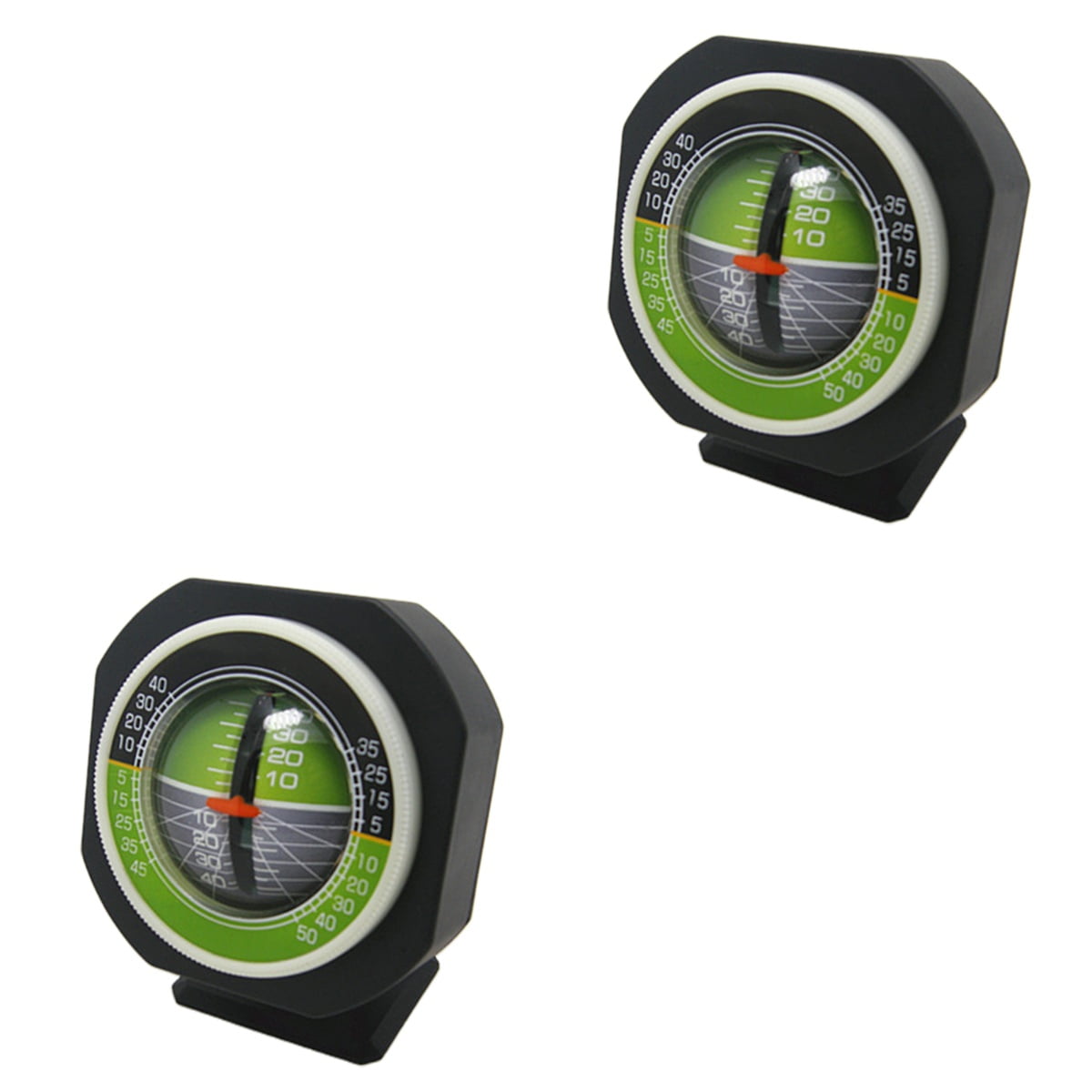 WORGEOUS 2pcs Car Compass Auto Vehicle Slope Meter Level Declinometer ...