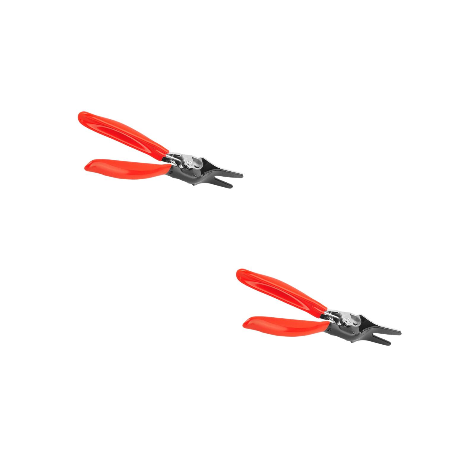 WORGEOUS 2pcs Car Pipeline Long Reach Flexible Hose Cable Clamp Pliers ...