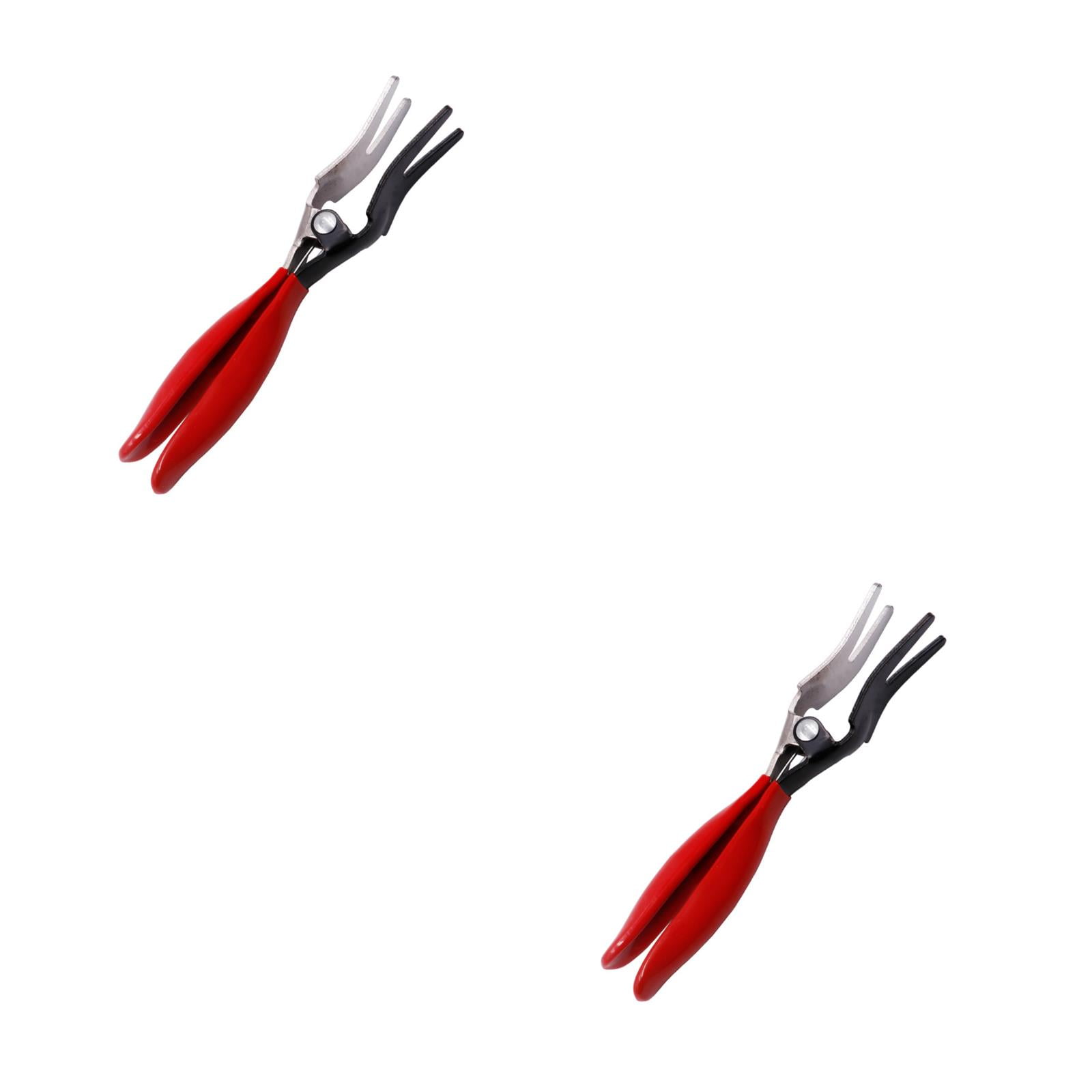 WORGEOUS 2pcs Car Pipeline Separation Pliers Long Reach Hose Clamp Oil ...