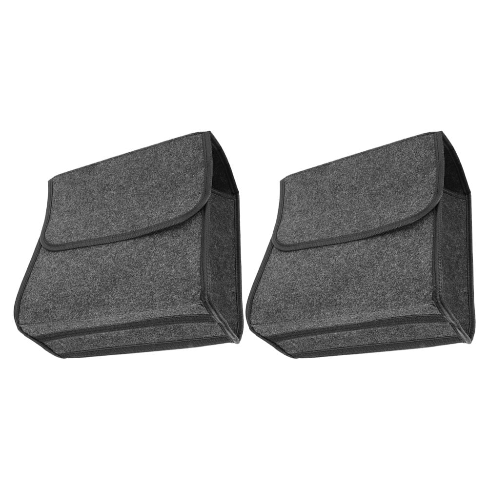 WORGEOUS 2pcs Car Trunk Organizers Foldable Vehicle Trunk Storage Box ...