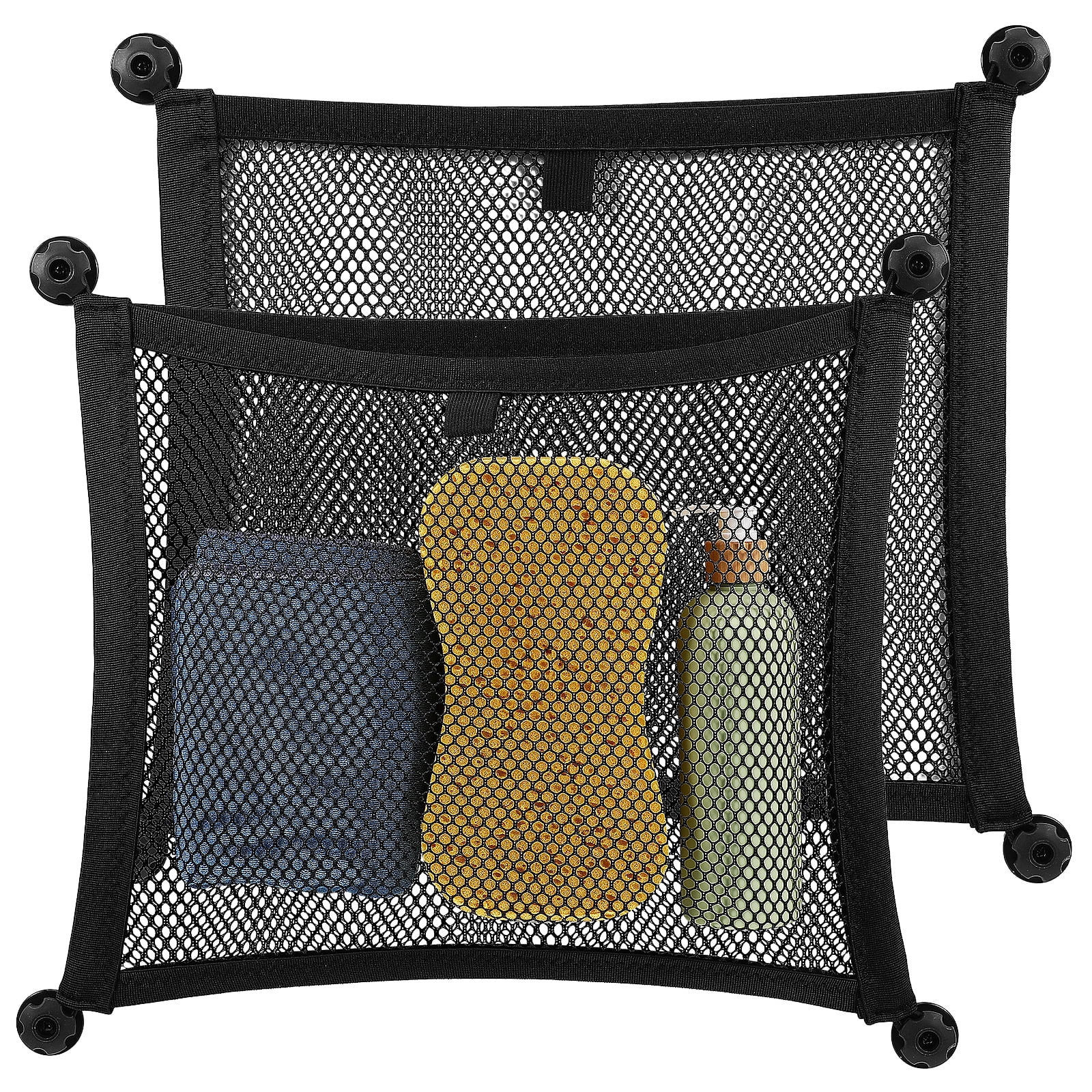 WORGEOUS 2pcs Cargo Net Pocket Trunk Storage Net Car Trunk Net Small ...
