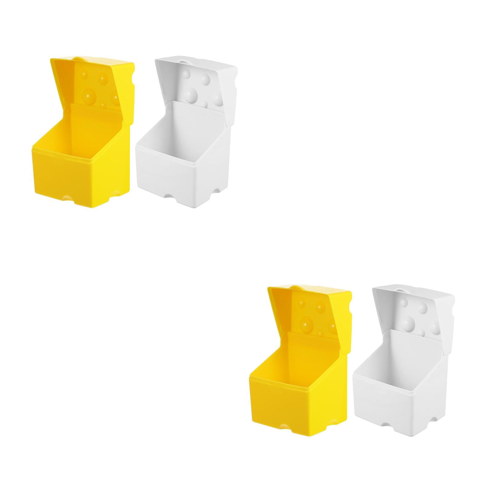 WORGEOUS 2pcs Cheese Storage Container Airtight Cheese Keeper for ...