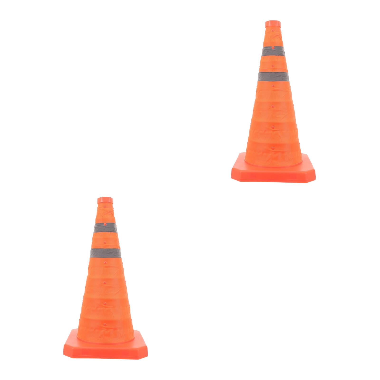 WORGEOUS 2pcs Collapsible Traffic Safety Cones Multi Purpose Safety ...