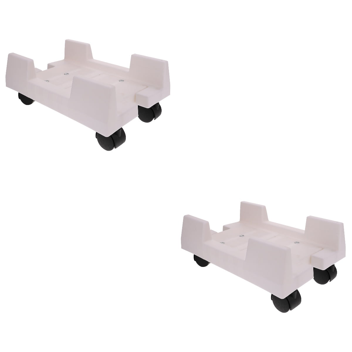 WORGEOUS 2pcs Computer Tower Stand Computer Case Holder CPU Stand Cart ...