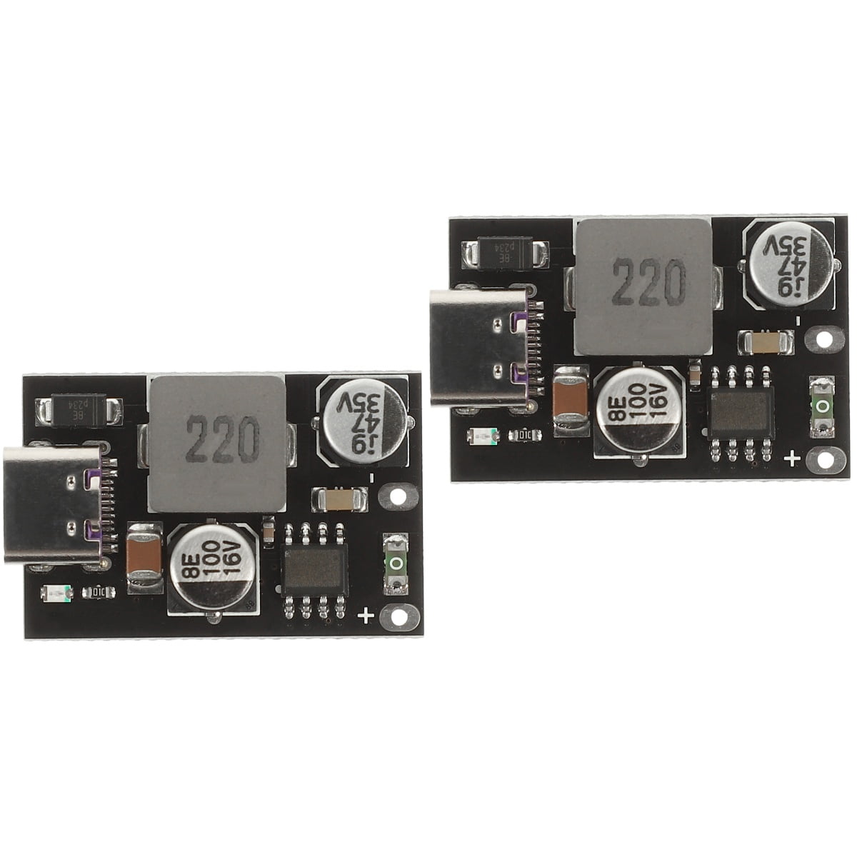 WORGEOUS 2pcs Converter USB-C Step Down Voltage Regulator 20w Dc Volt ...