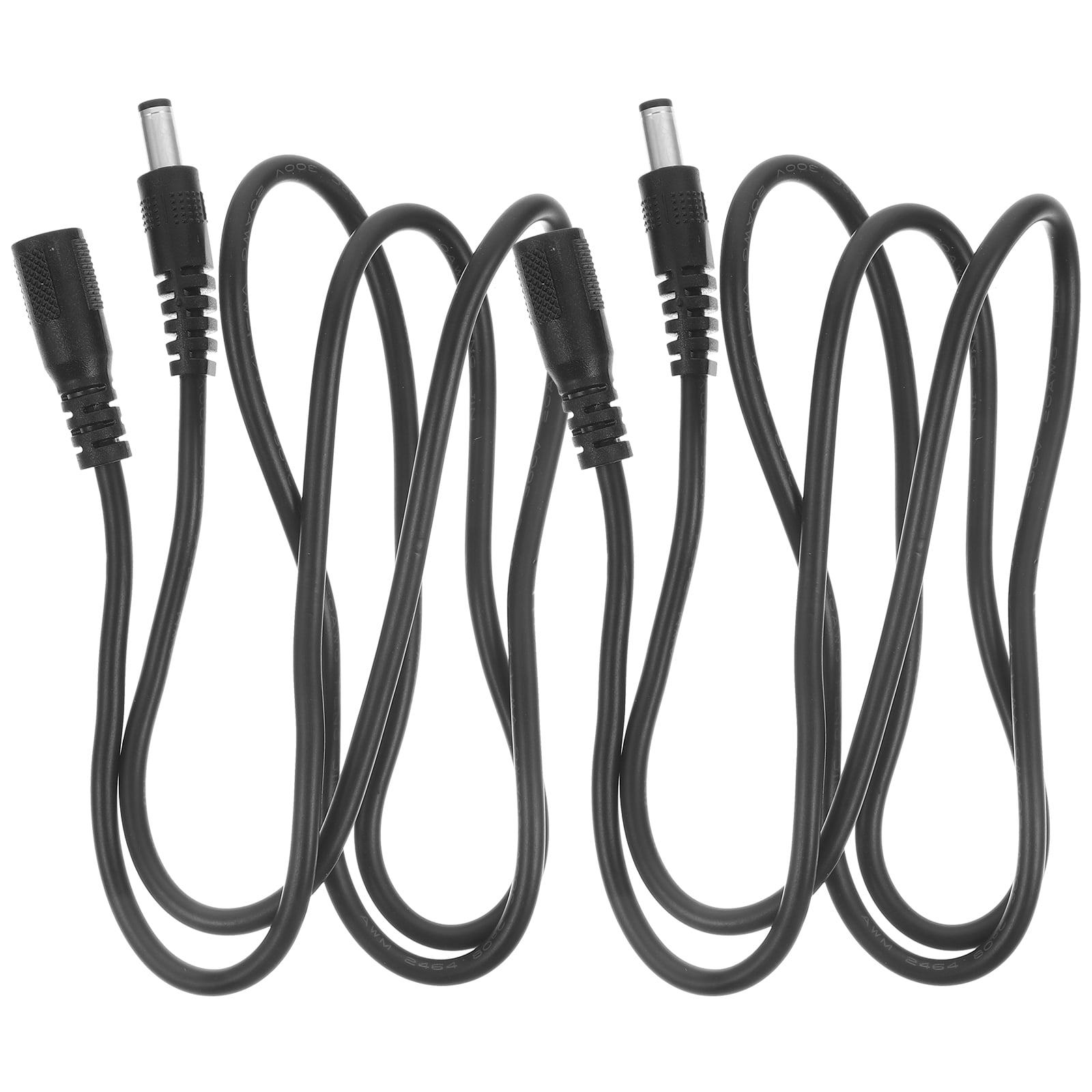 WORGEOUS 2pcs DC Power Cable Extension 12V Cord Adapter Male Female ...