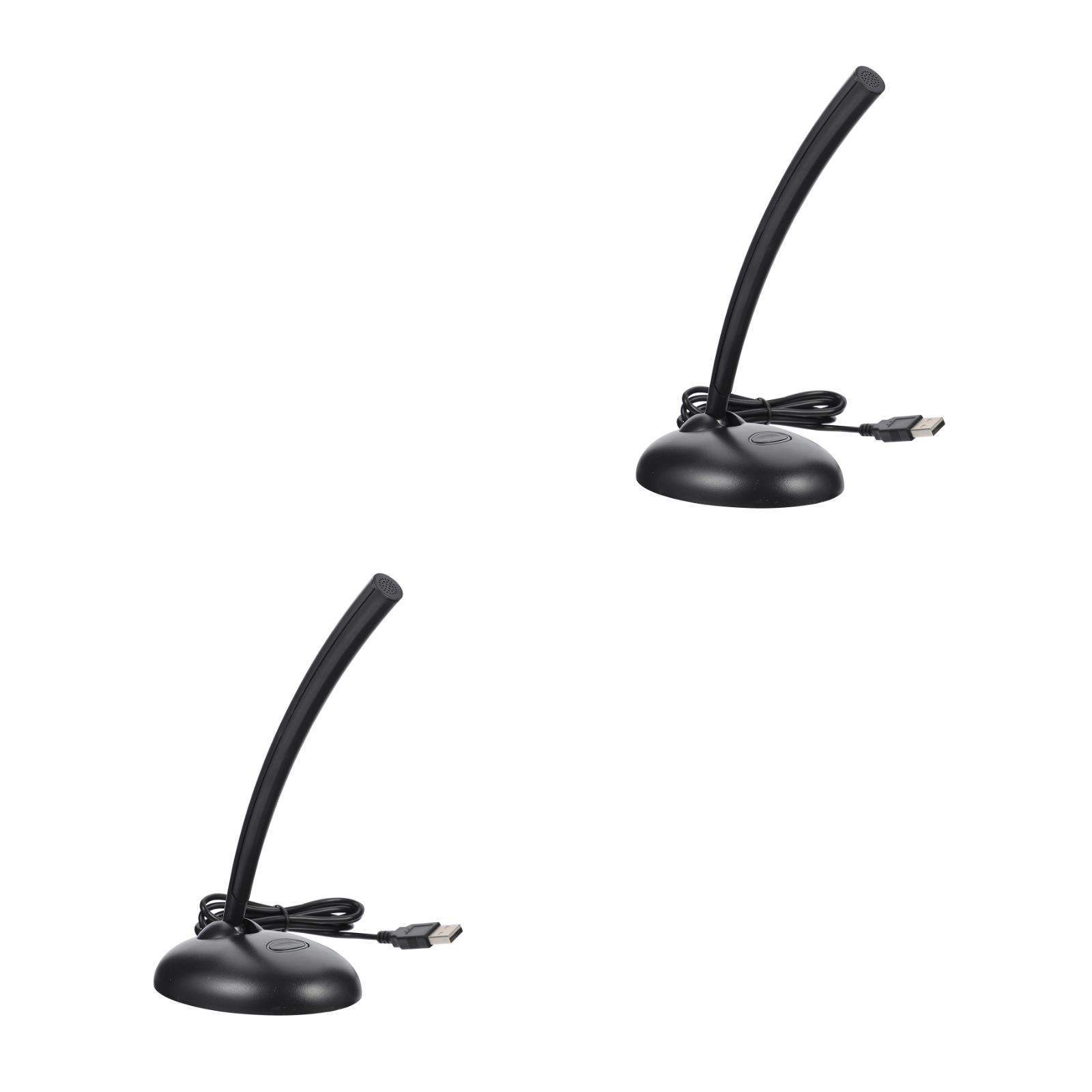 WORGEOUS 2pcs Desktop Computer Laptop Microphone Conference USB ...