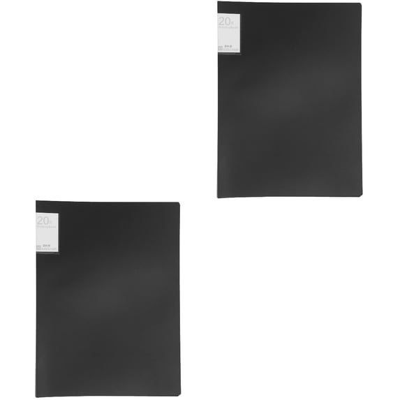 WORGEOUS 2pcs Display Folder File Folder Office File Organizer Reusable ...