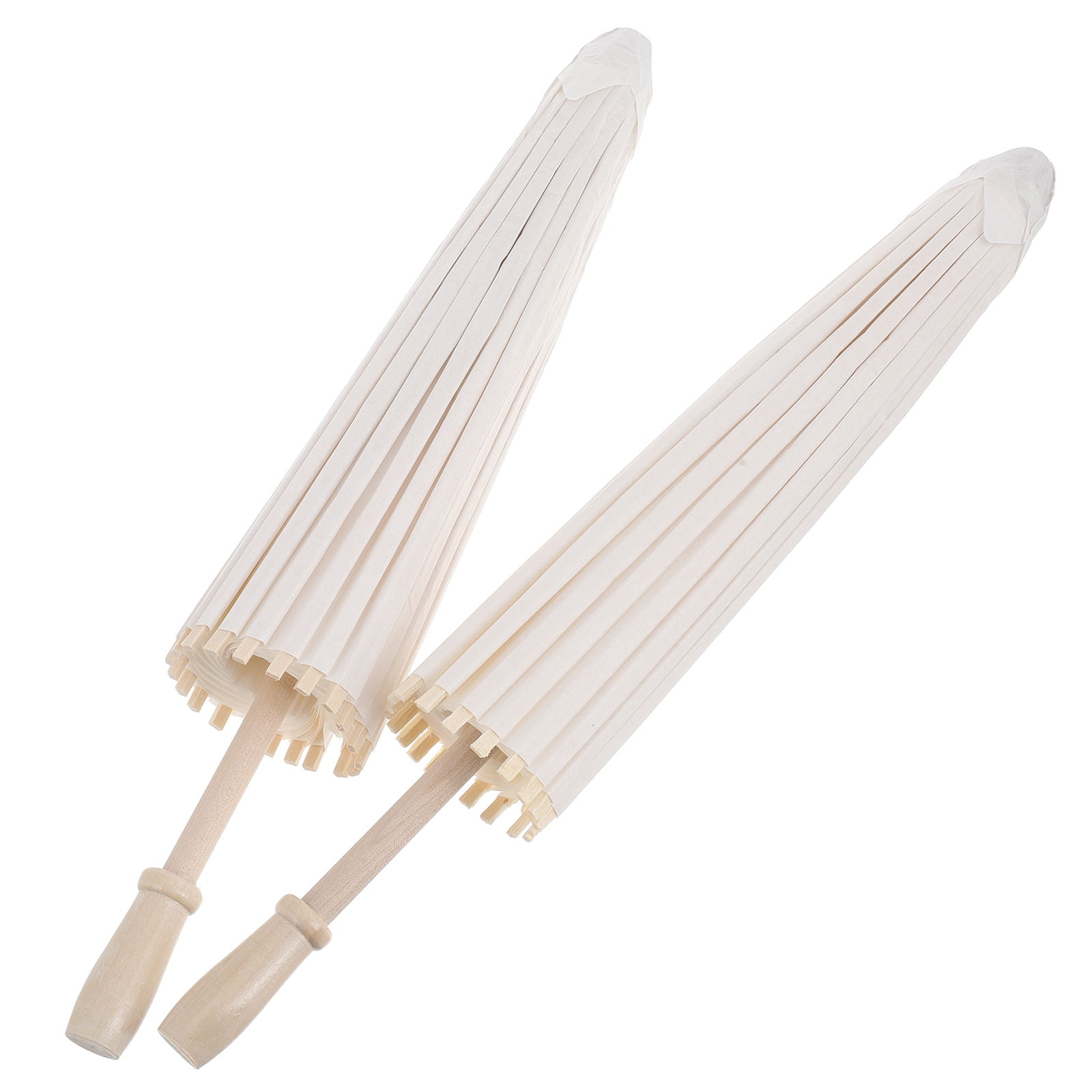 WORGEOUS 2pcs Diy Paper Umbrella Graffiti Painting Umbrella Diy Small ...